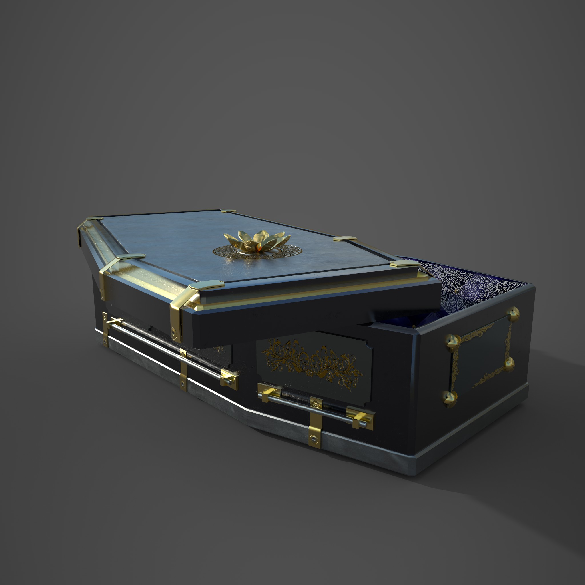 Metal Coffin - Free 3D Model by Get Dead Entertainment