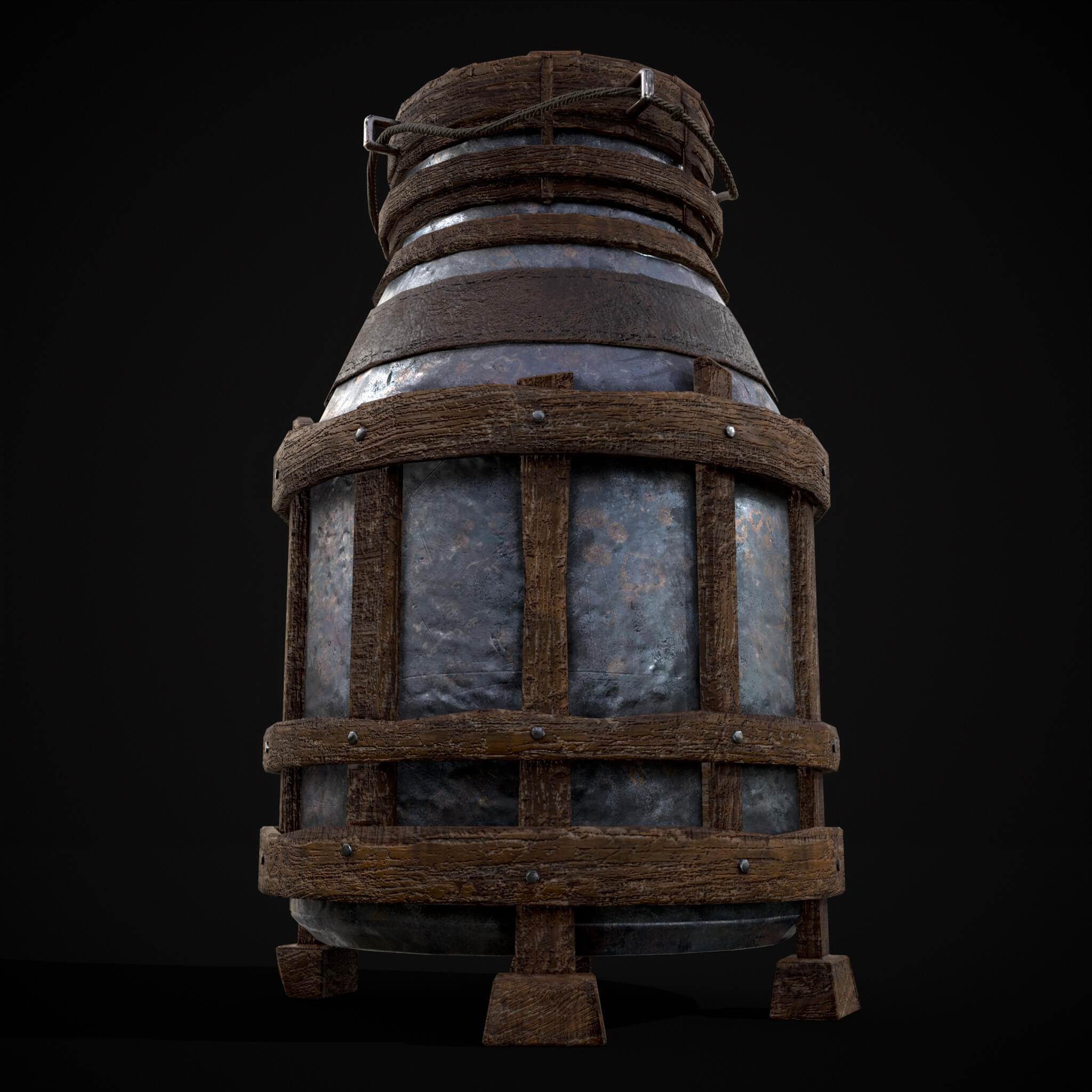 Metal Liquid Storage Container - 3D Model by Get Dead Entertainment