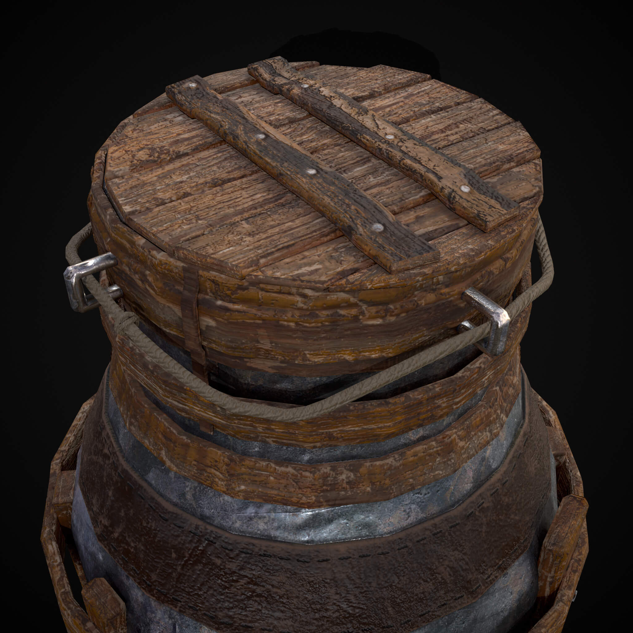 Metal Liquid Storage Container - 3D Model by Get Dead Entertainment