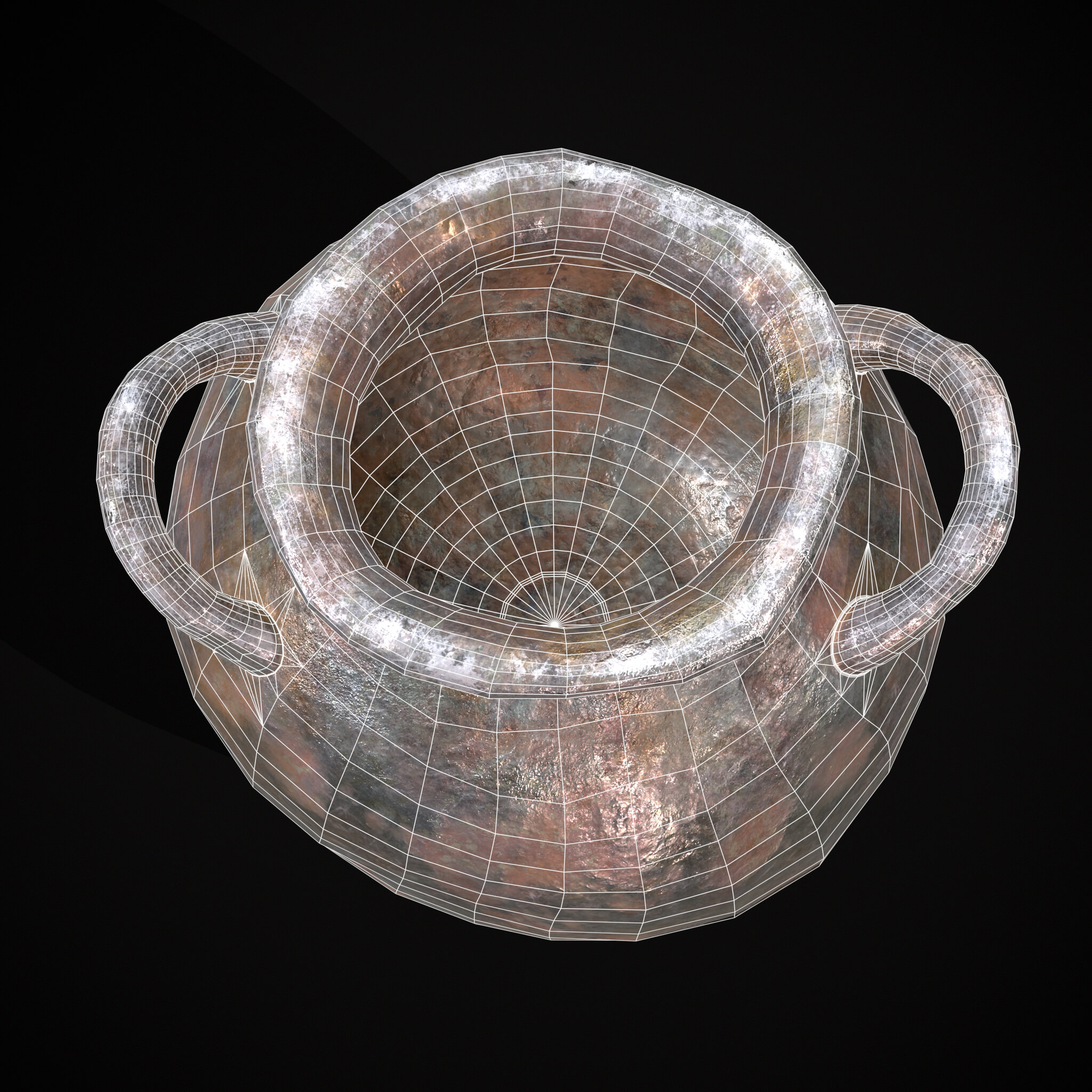 Metal Pot Dish - 3D Model by Get Dead Entertainment