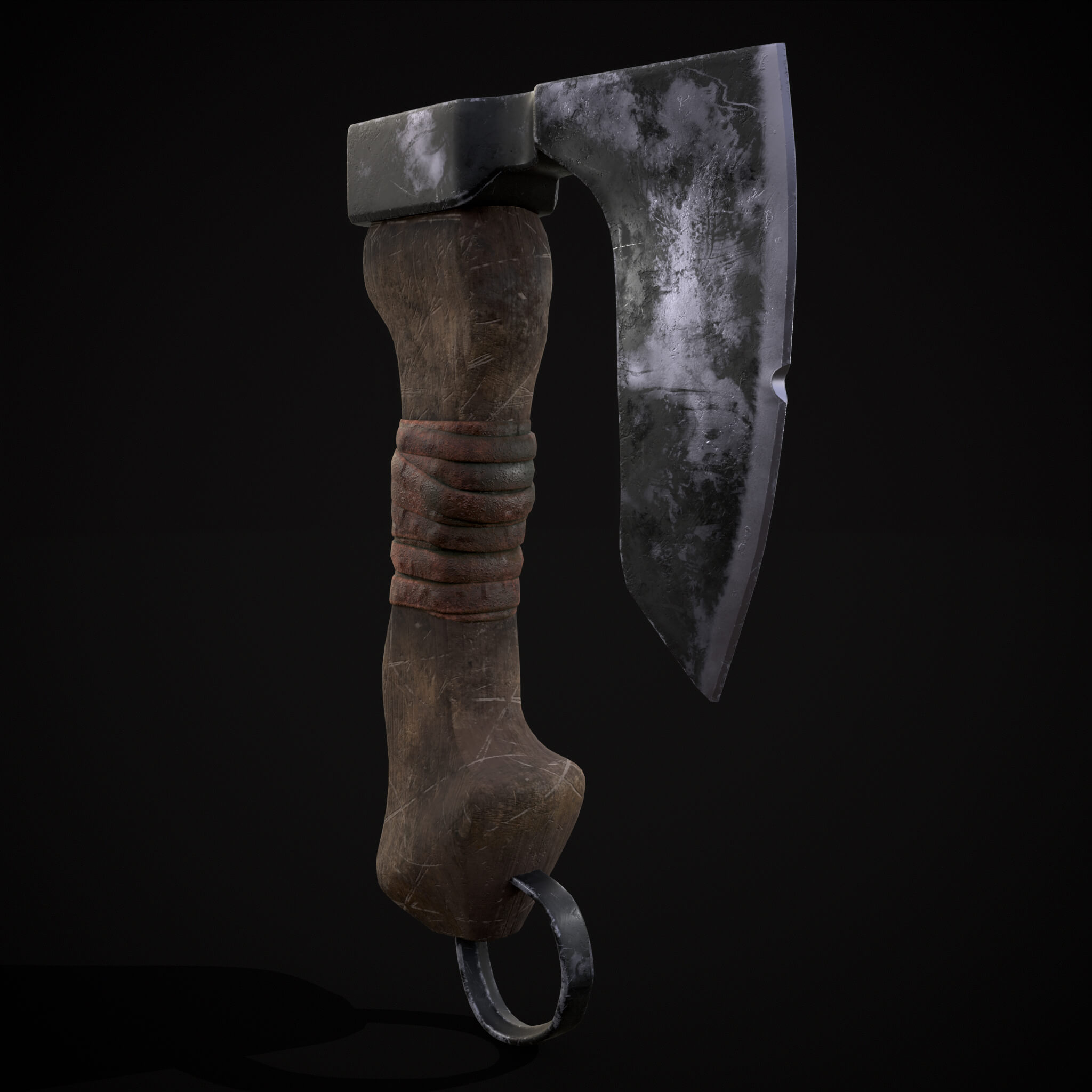Mini Bearded Hand Ax - 3D Model by Get Dead Entertainment