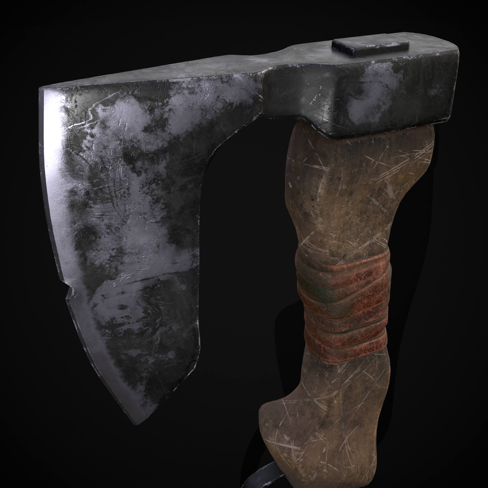 Mini Bearded Hand Ax - 3D Model by Get Dead Entertainment