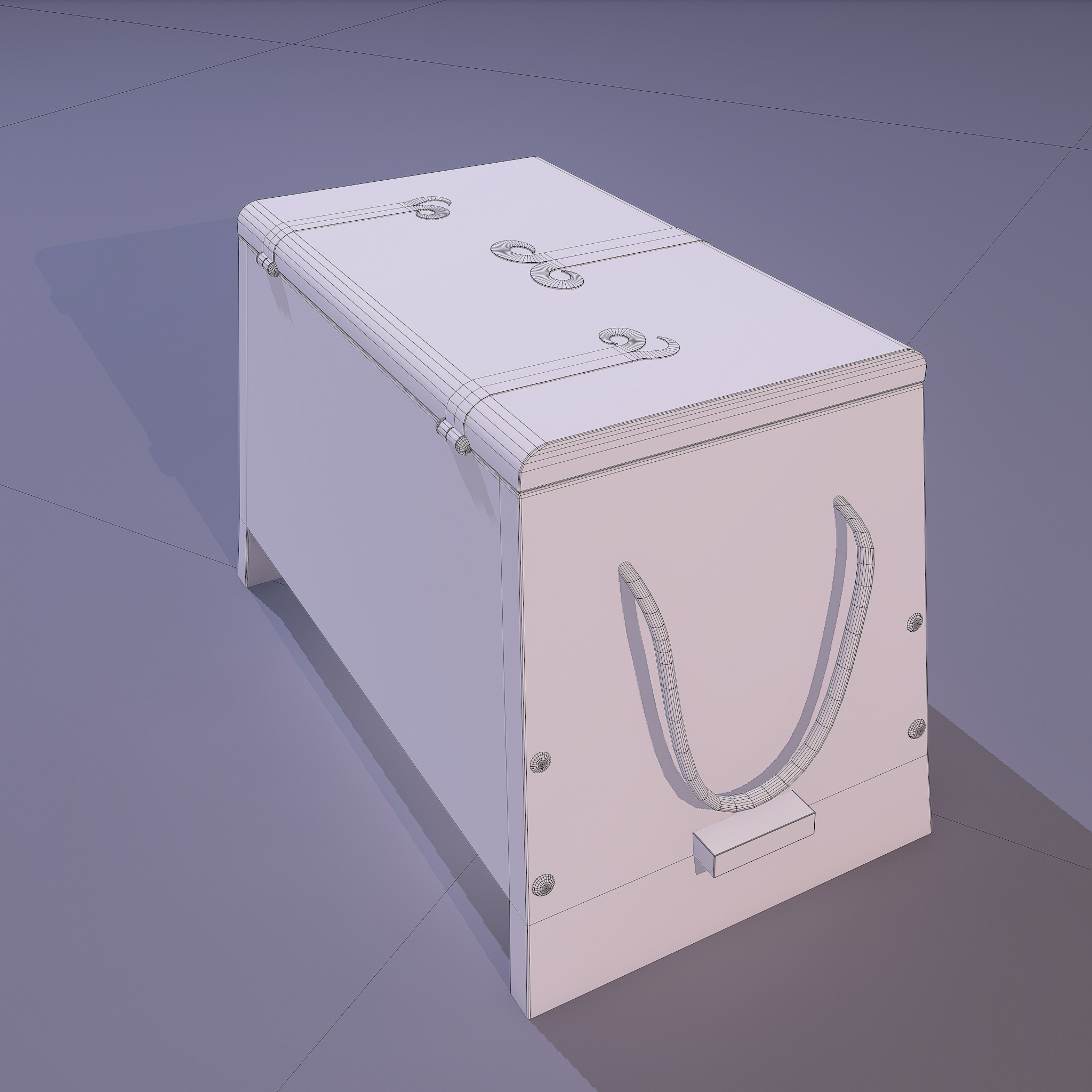 Mini Latched Chest - Free 3D Model by Get Dead Entertainment