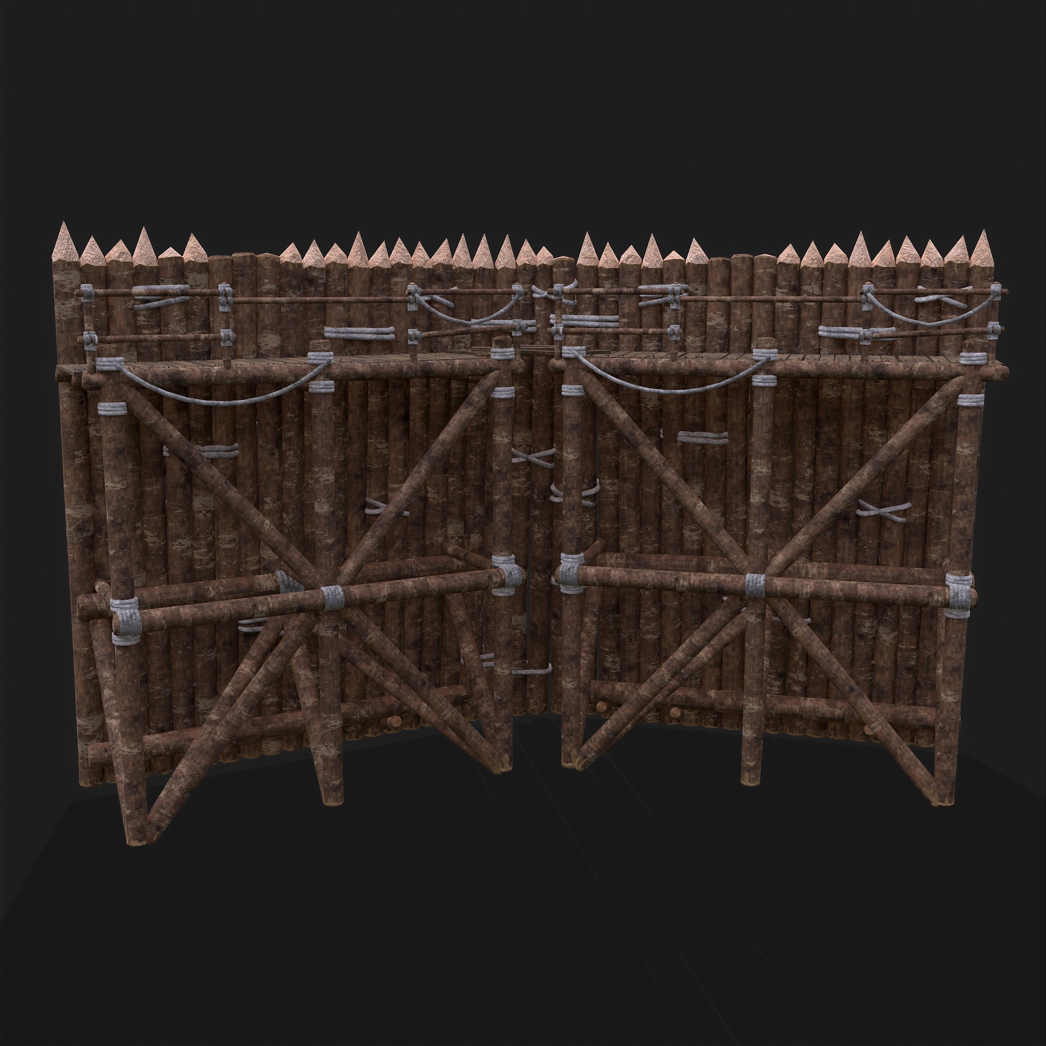 Modular Guarded Wall Sets - 3D Model by Get Dead Entertainment