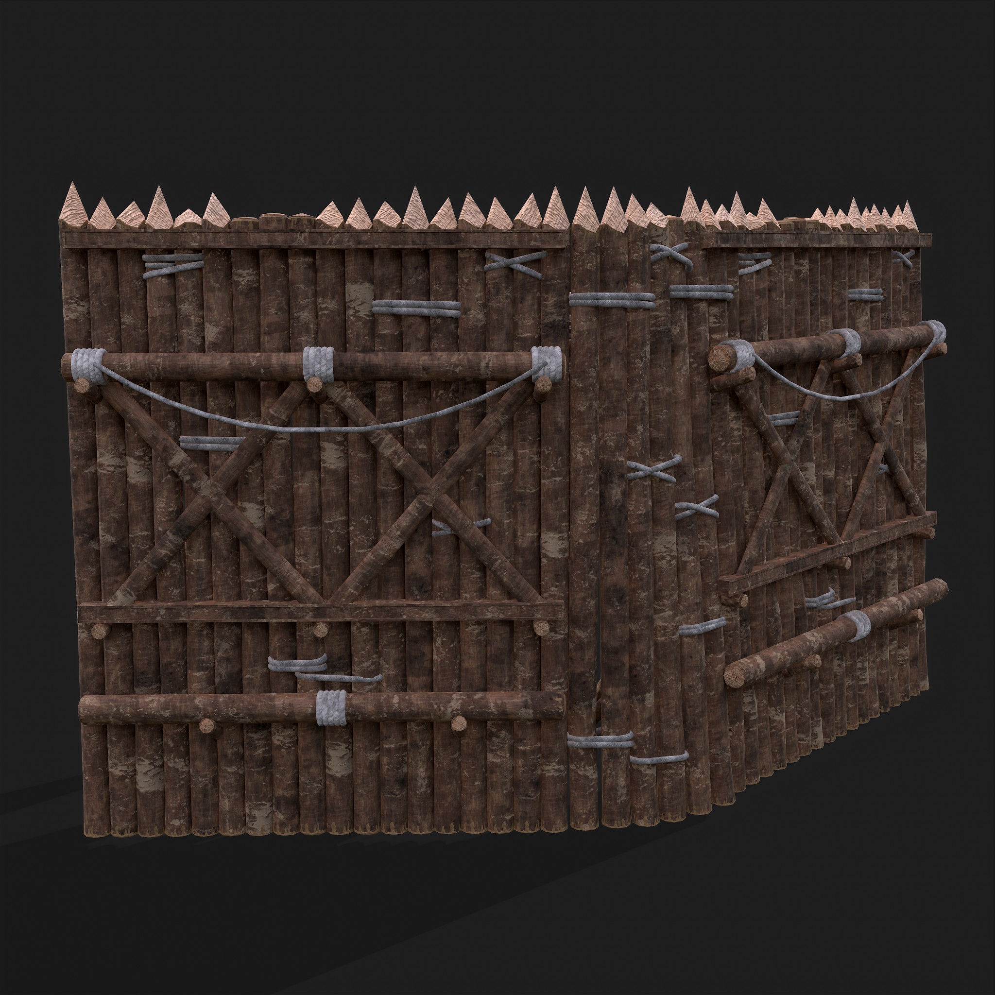 Modular Guarded Wall Sets - 3D Model by Get Dead Entertainment