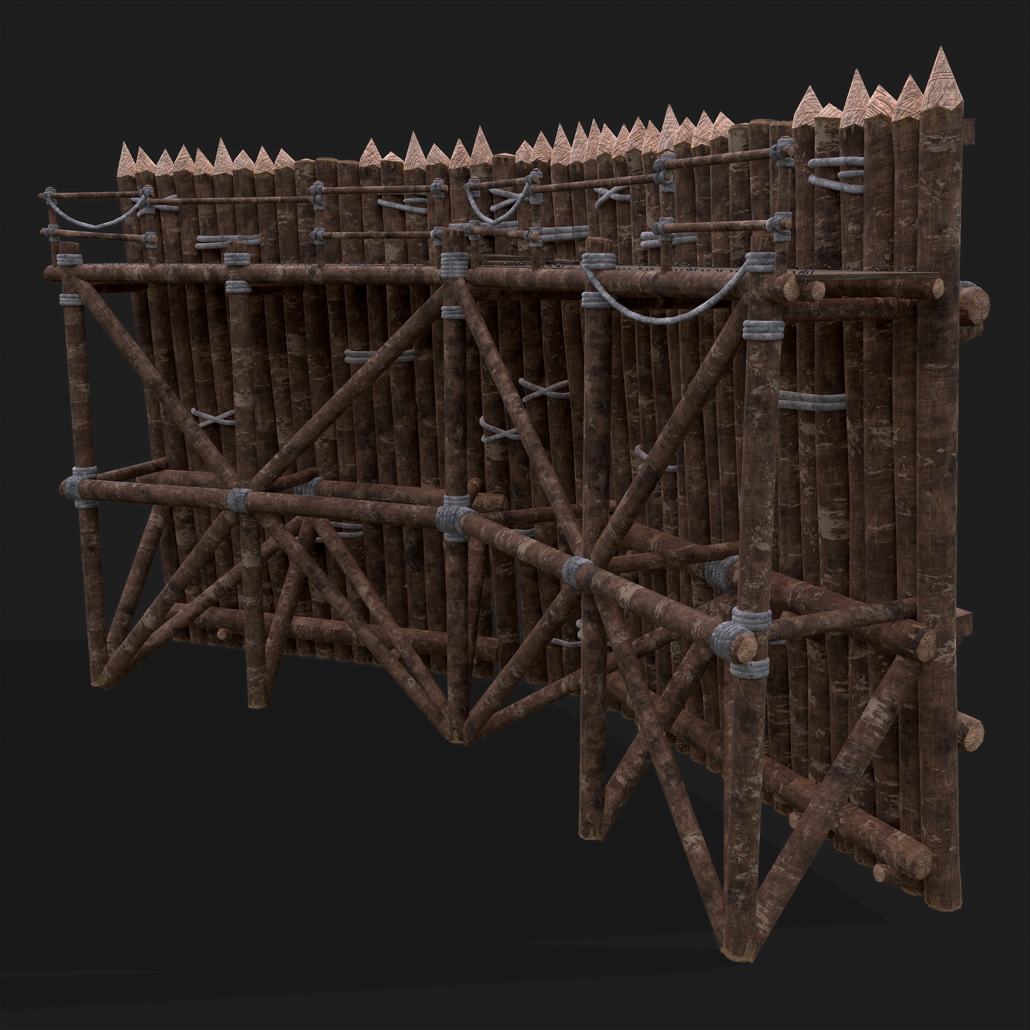 Modular Guarded Wall Sets - 3D Model by Get Dead Entertainment