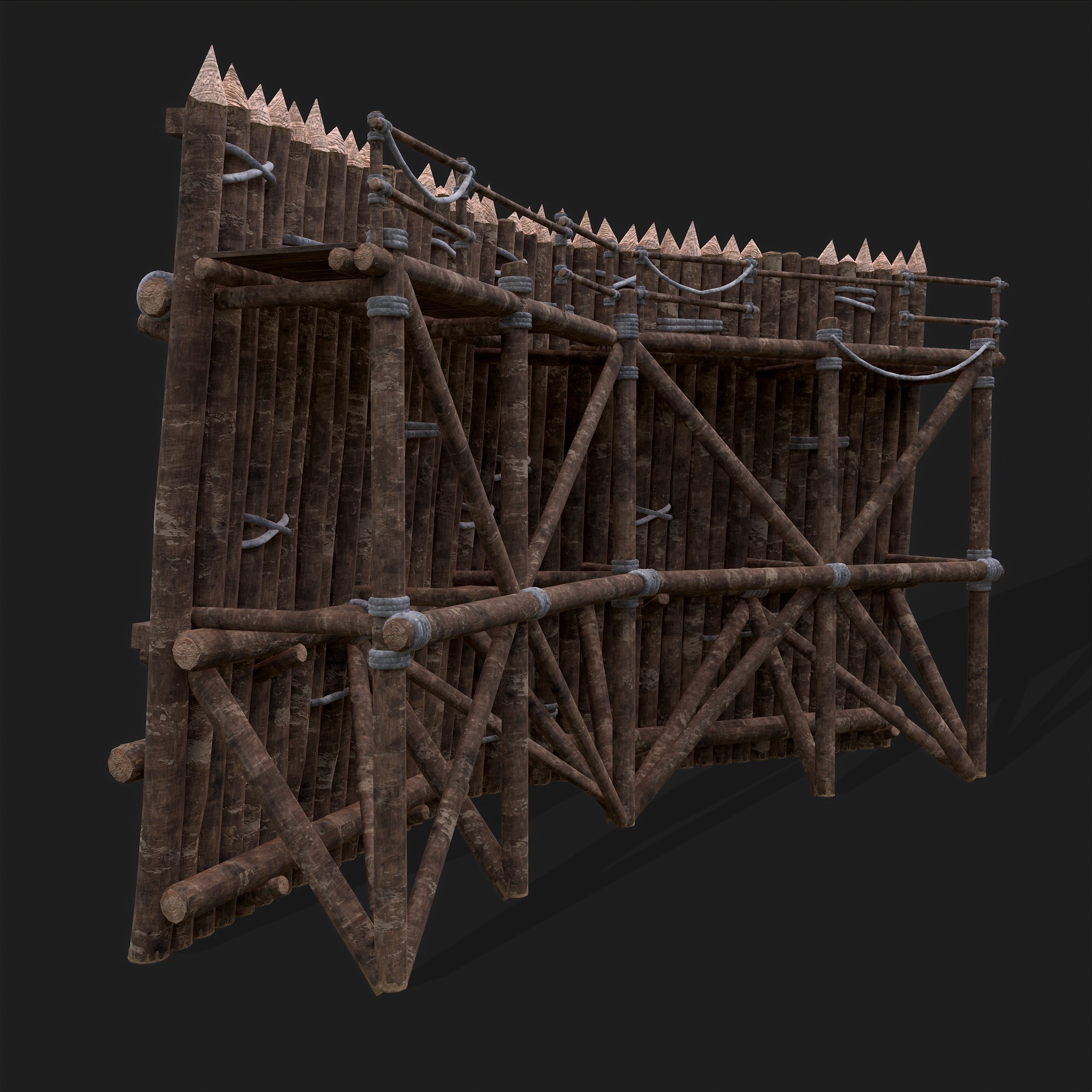 Modular Guarded Wall Sets - 3D Model by Get Dead Entertainment