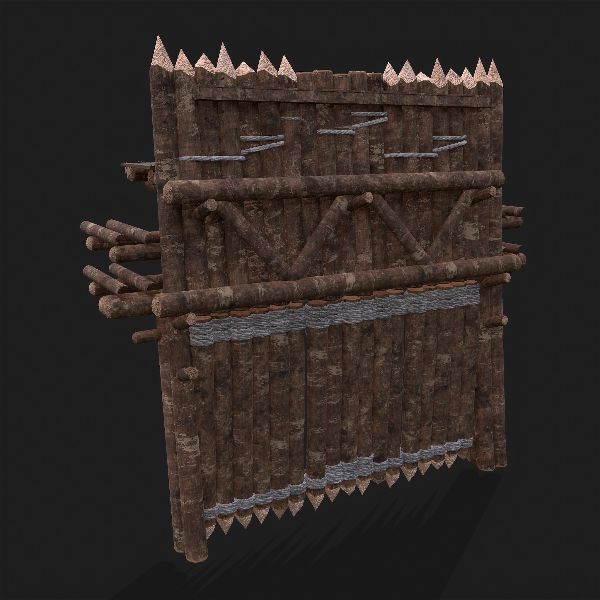 Modular Guarded Wall Sets - 3D Model by Get Dead Entertainment