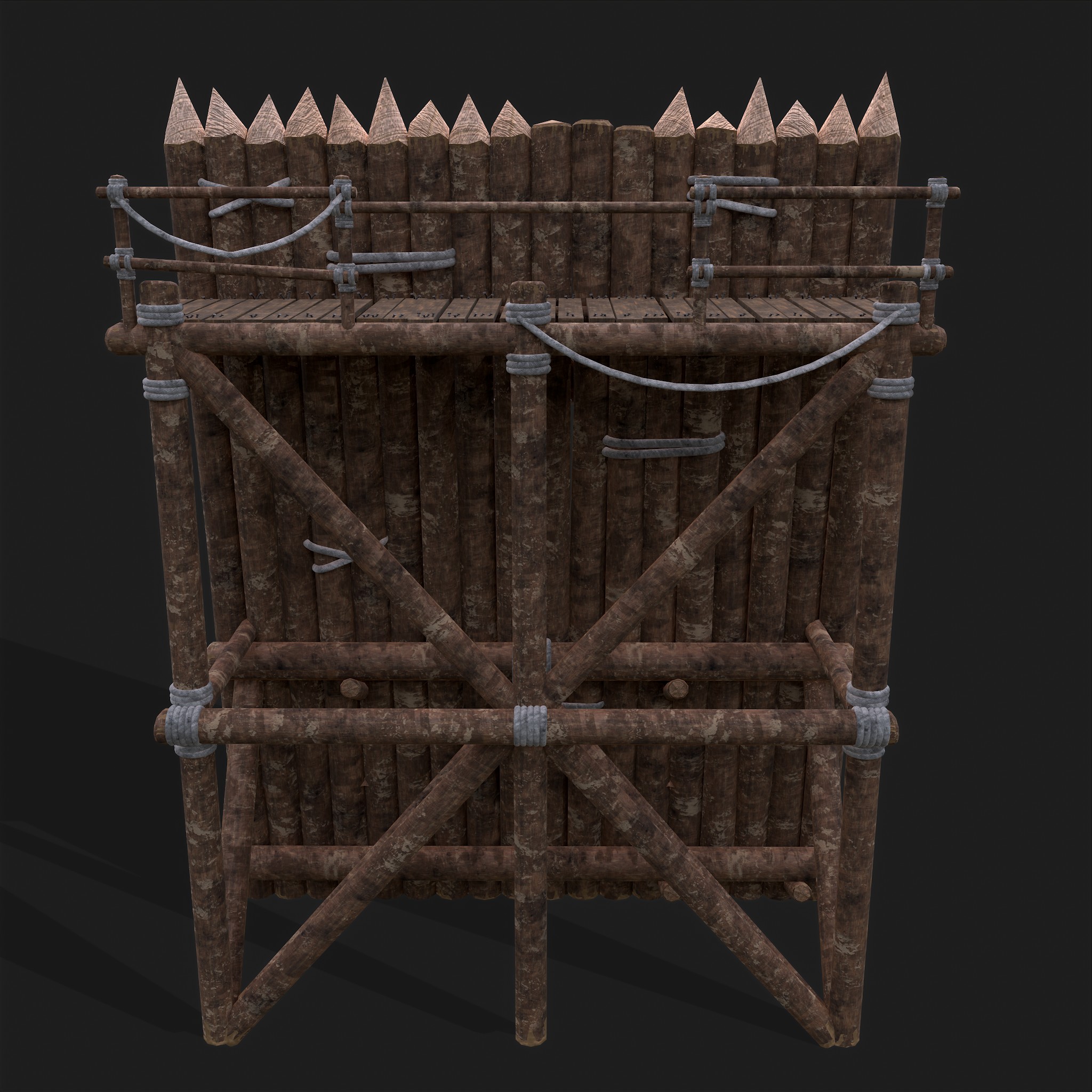 Modular Guarded Wall Sets - 3D Model by Get Dead Entertainment