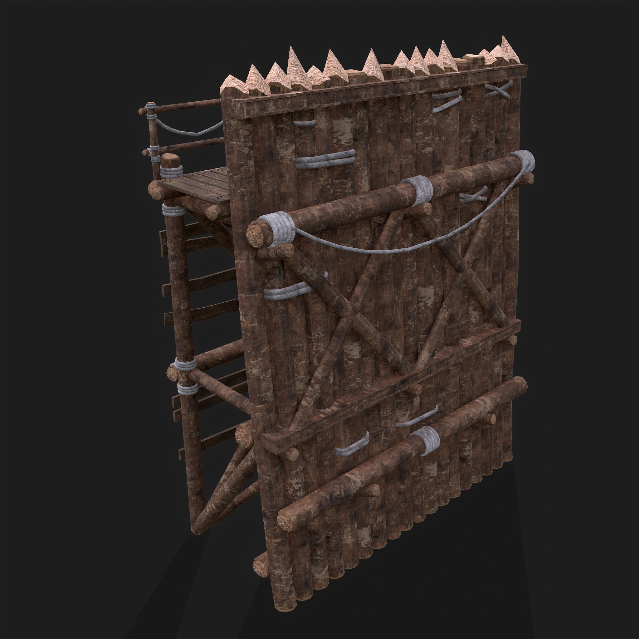 Modular Guarded Wall Sets - 3D Model by Get Dead Entertainment