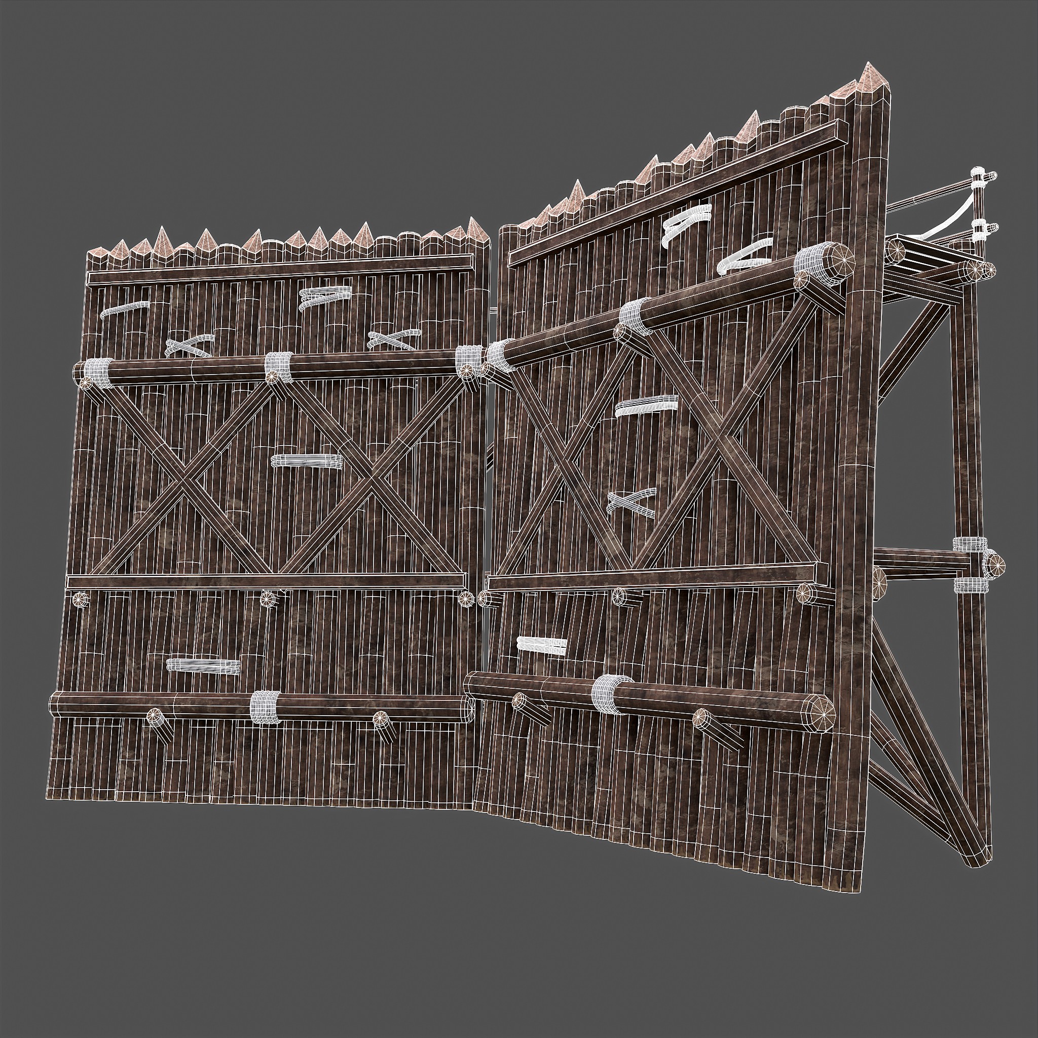 Modular Guarded Wall Sets - 3D Model by Get Dead Entertainment
