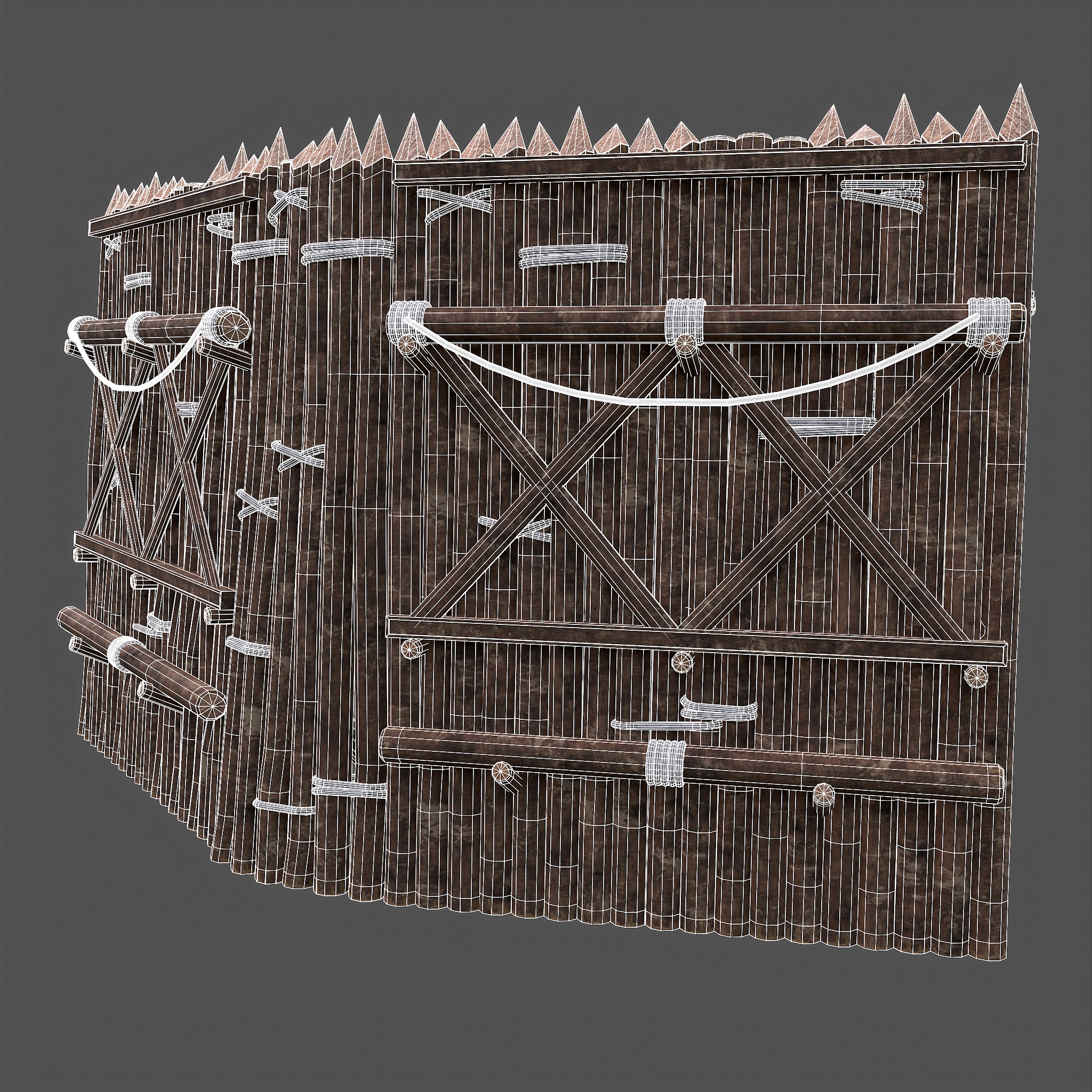 Modular Guarded Wall Sets - 3D Model by Get Dead Entertainment