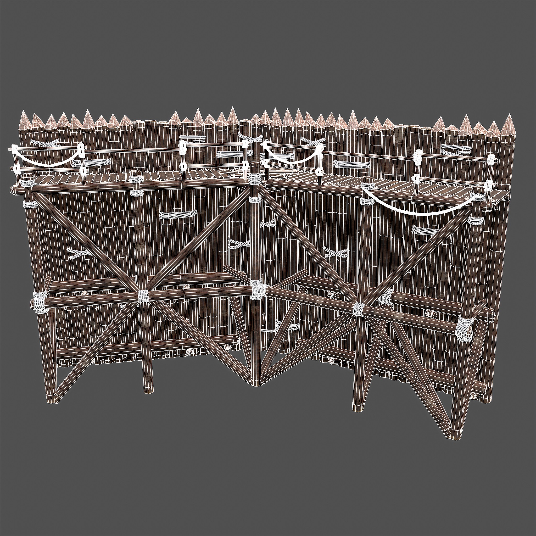 Modular Guarded Wall Sets - 3D Model by Get Dead Entertainment
