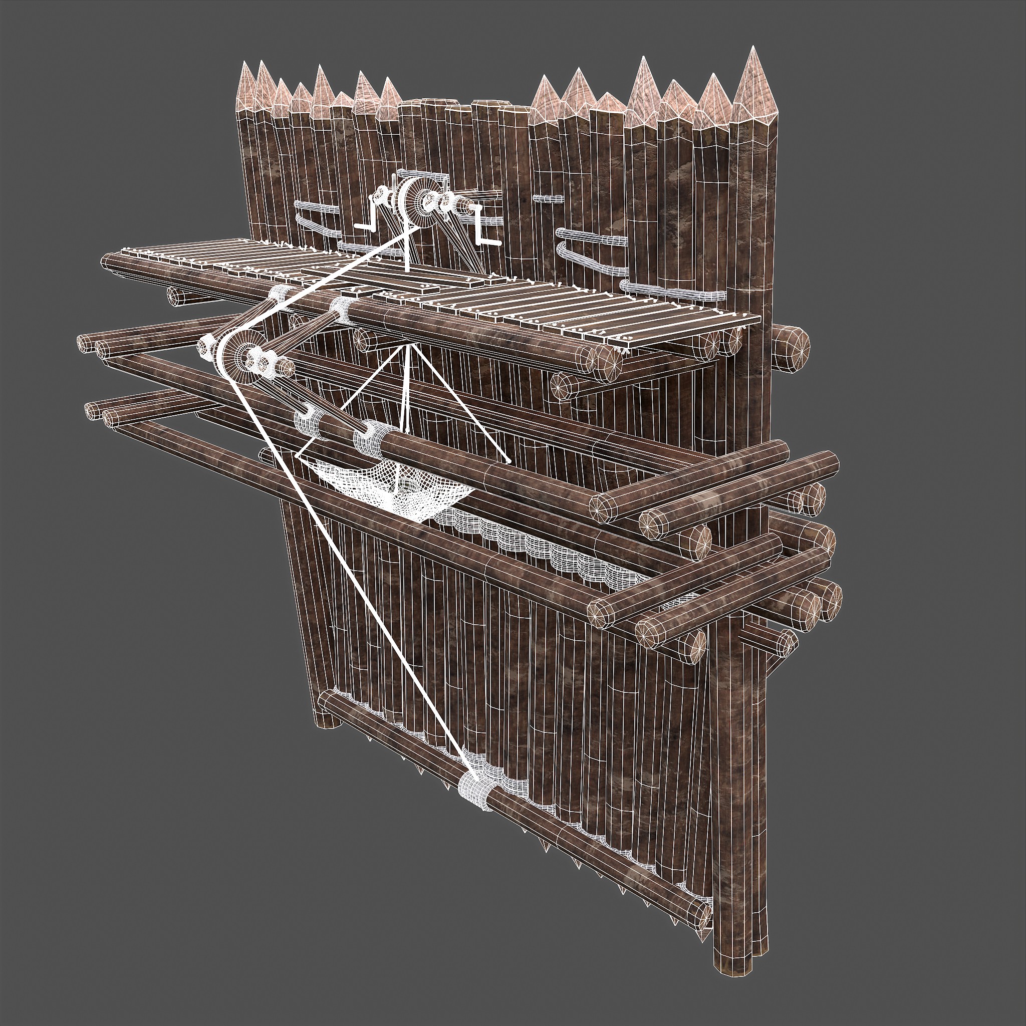 Modular Guarded Wall Sets - 3D Model by Get Dead Entertainment