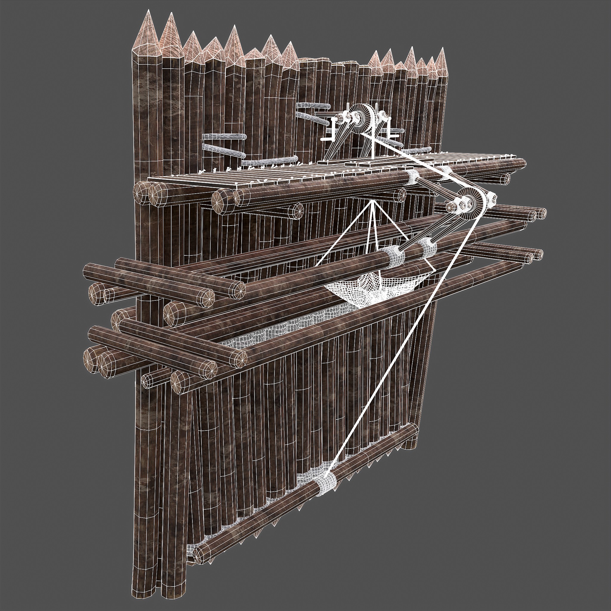Modular Guarded Wall Sets - 3D Model by Get Dead Entertainment