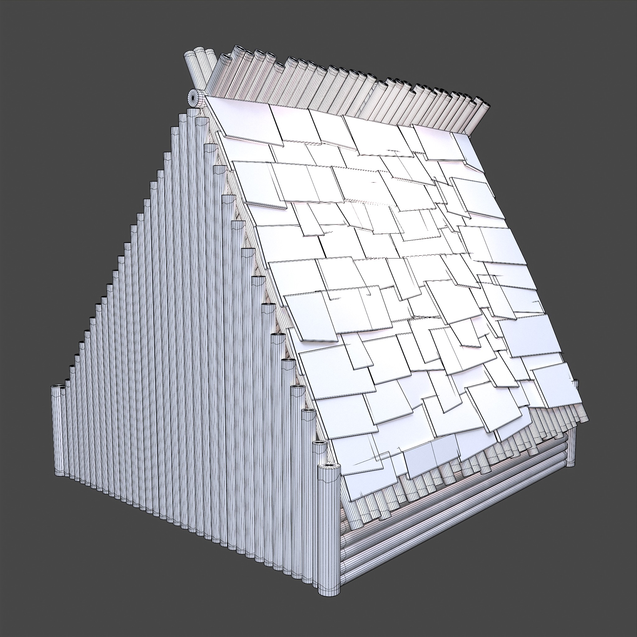 Modular Housing Hut C - 3D Model by Get Dead Entertainment