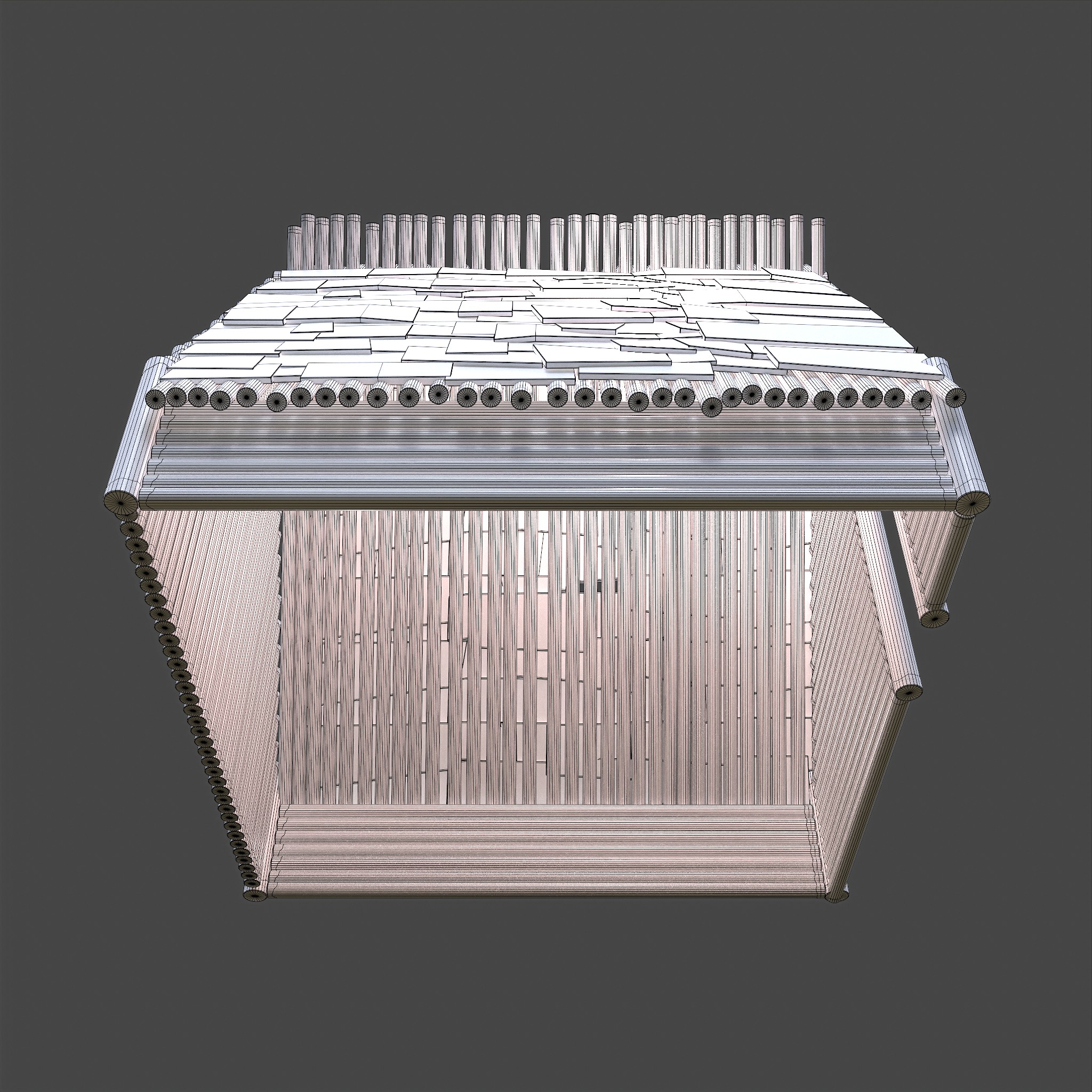 Modular Housing Hut C - 3D Model by Get Dead Entertainment