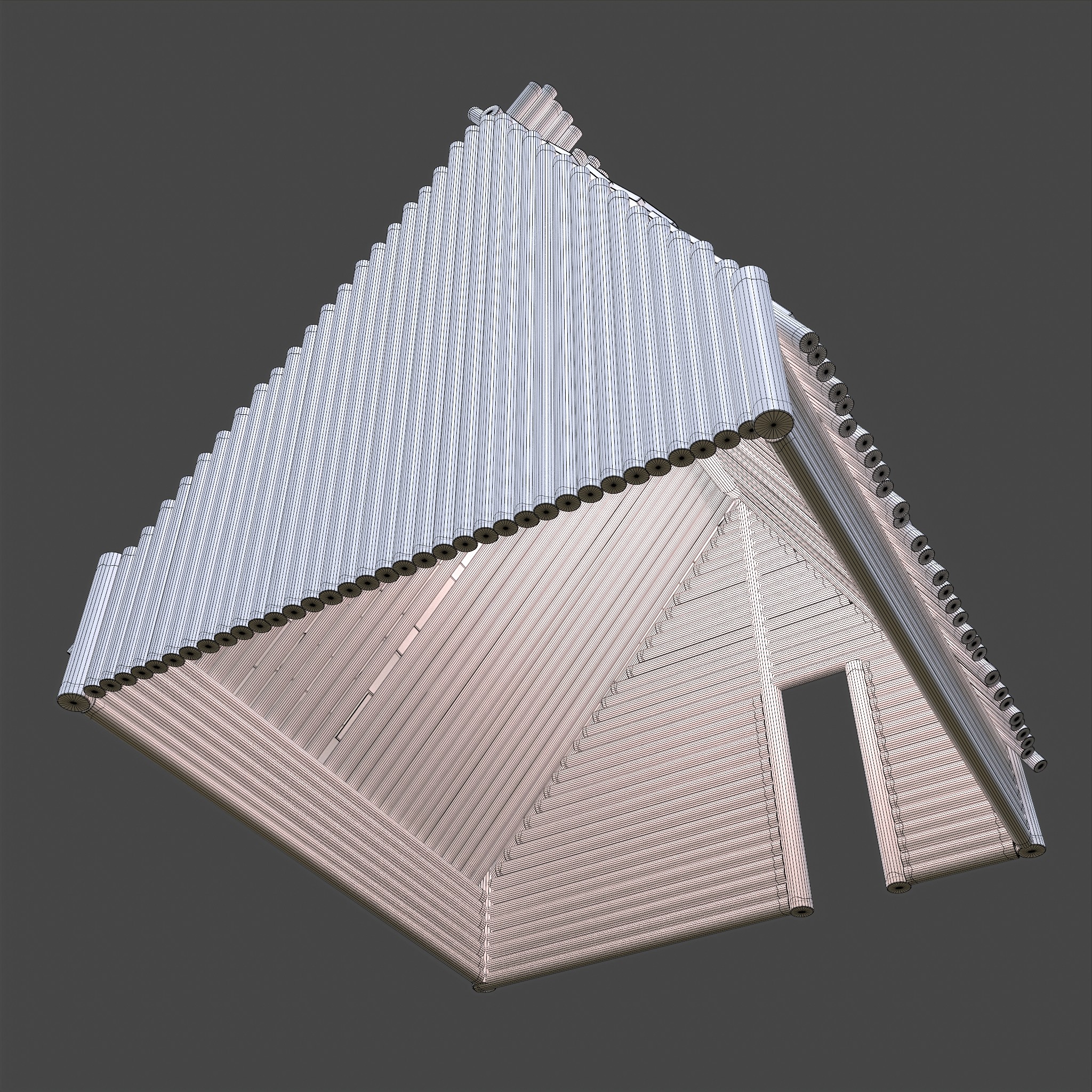 Modular Housing Hut C - 3D Model by Get Dead Entertainment