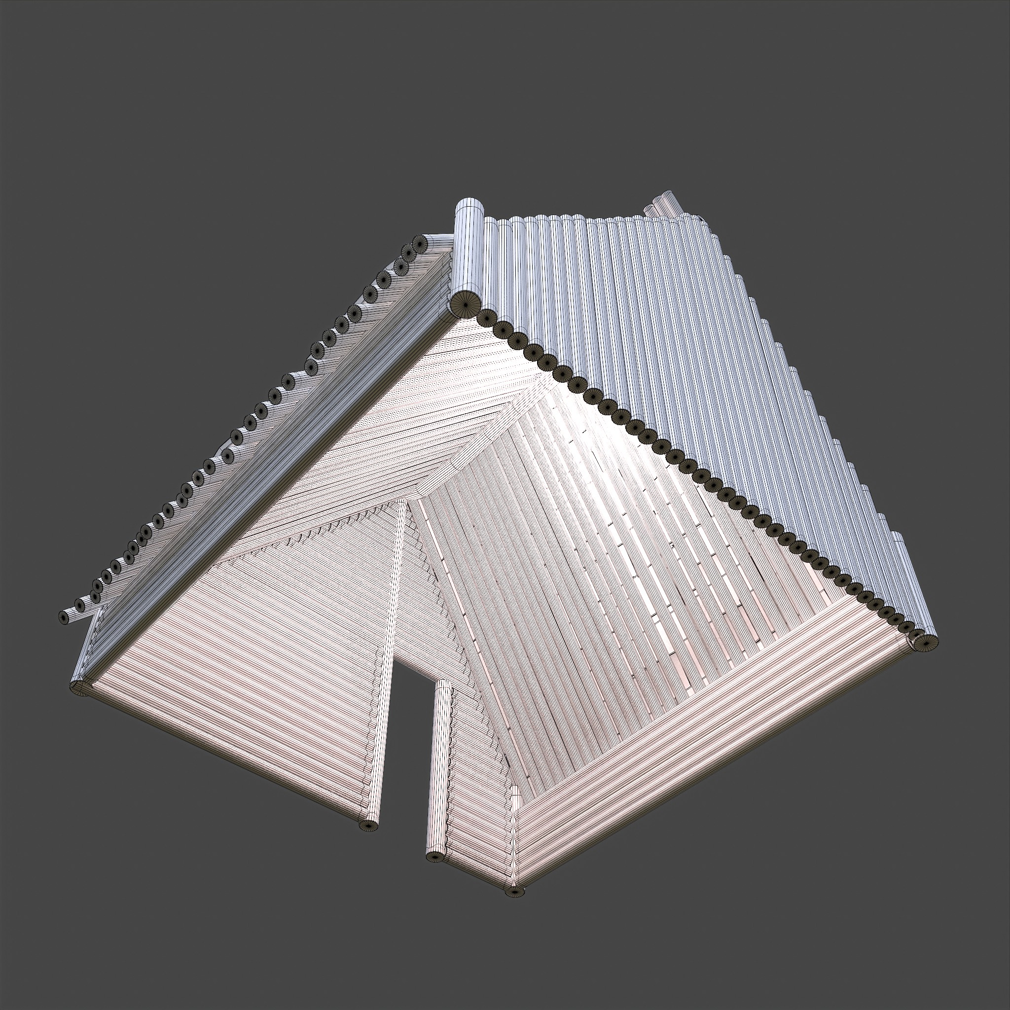 Modular Housing Hut C - 3D Model by Get Dead Entertainment