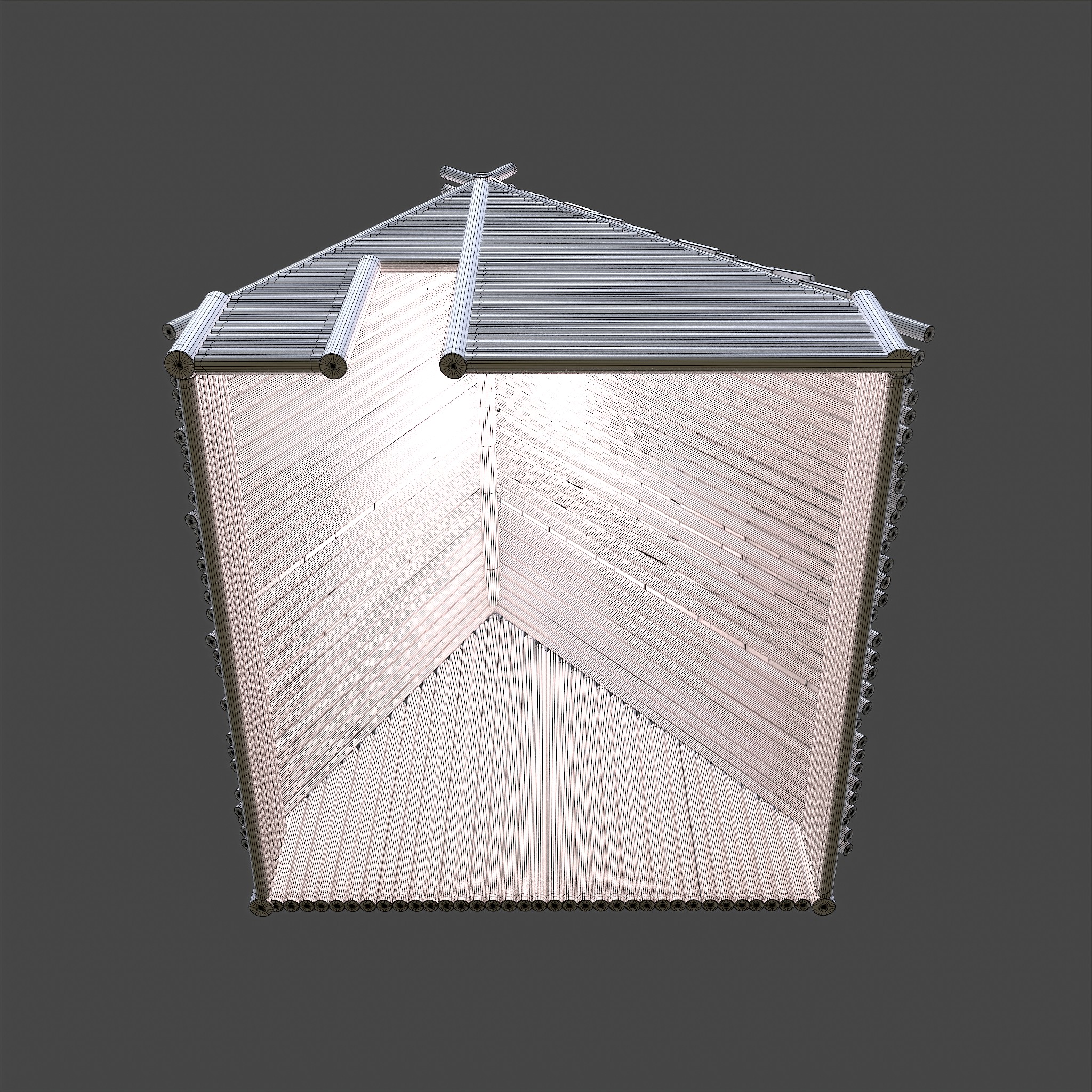 Modular Housing Hut C - 3D Model by Get Dead Entertainment