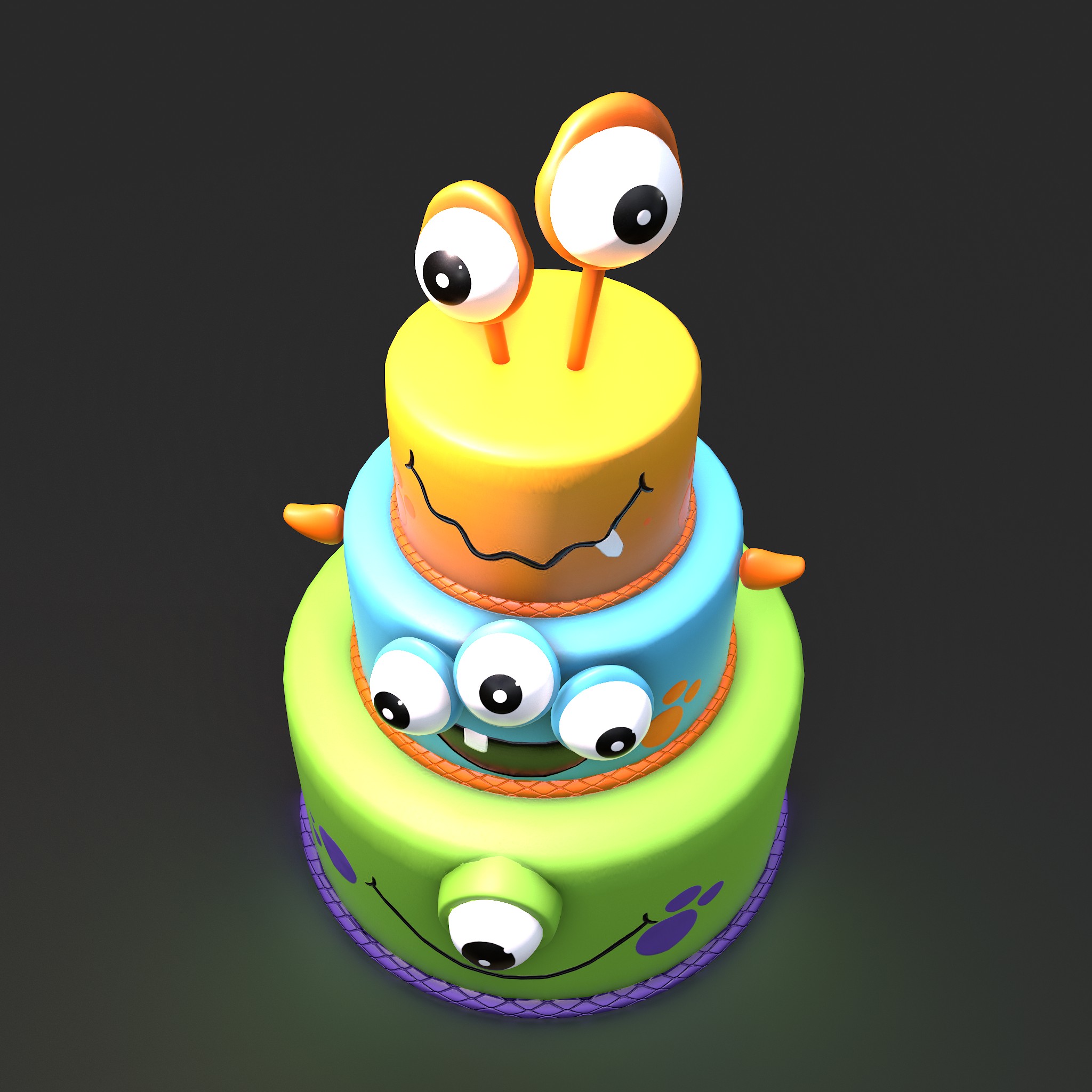 Monster Cake - 3D Model by Get Dead Entertainment