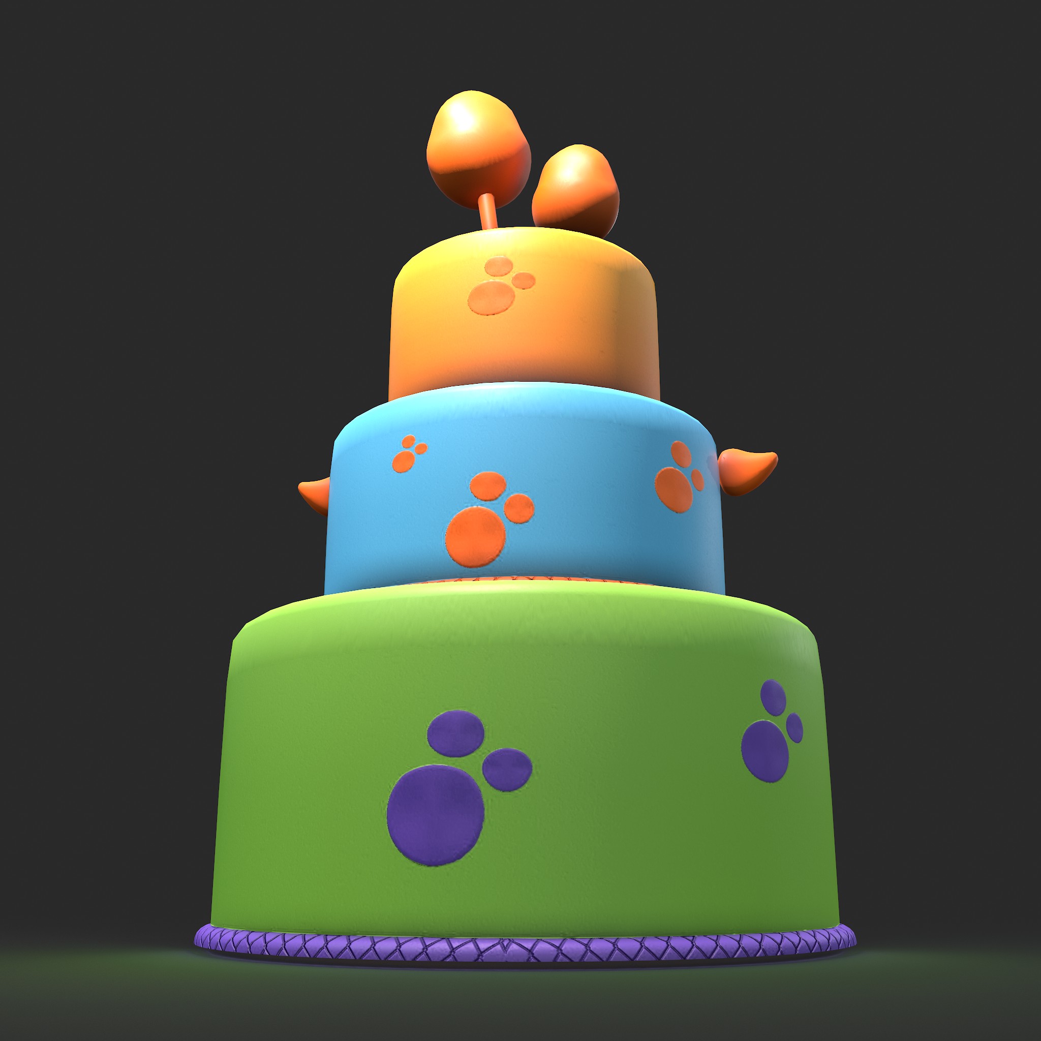 Monster Cake - 3D Model by Get Dead Entertainment