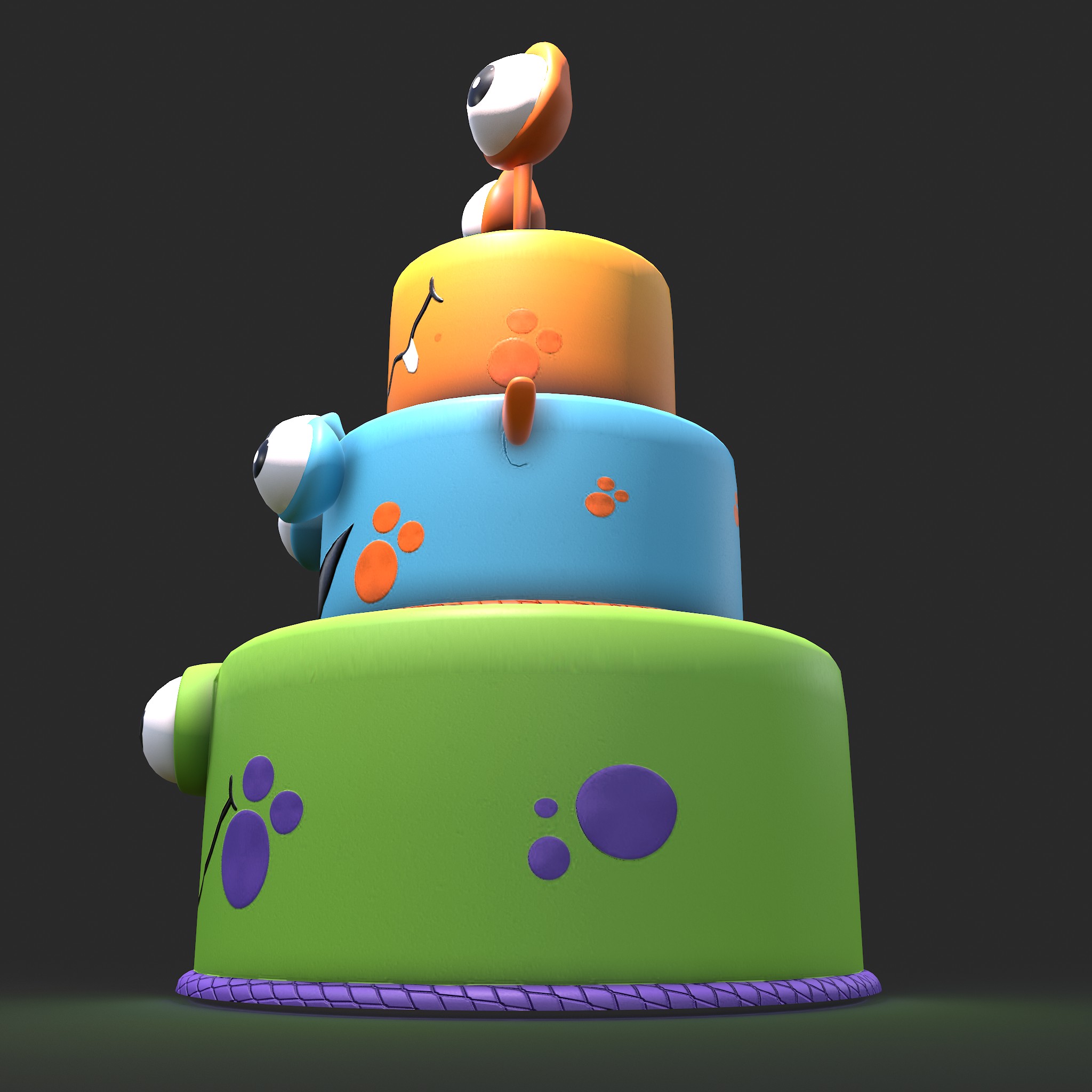Monster Cake - 3D Model by Get Dead Entertainment