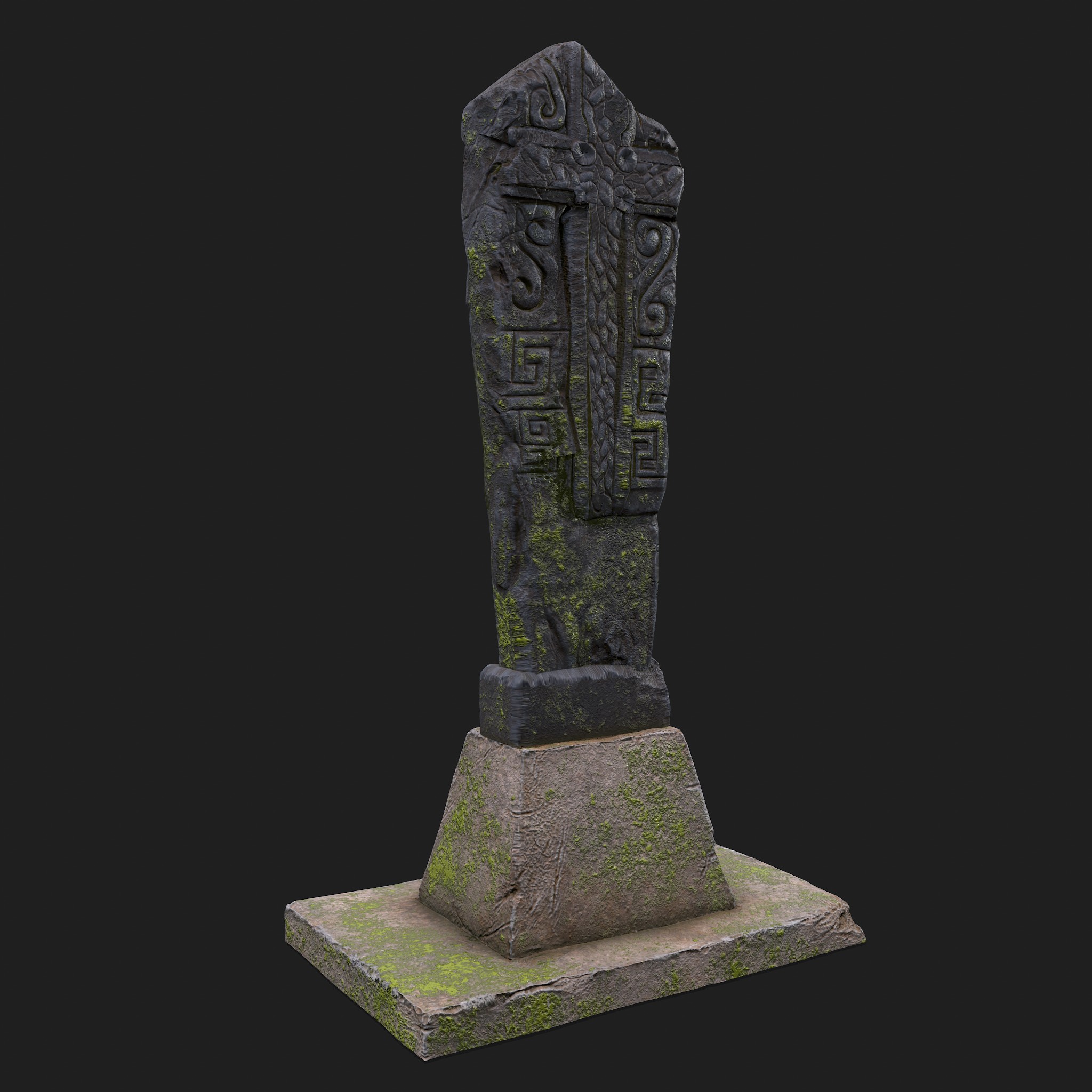 Mossy Gravestones - 3D Model by Get Dead Entertainment