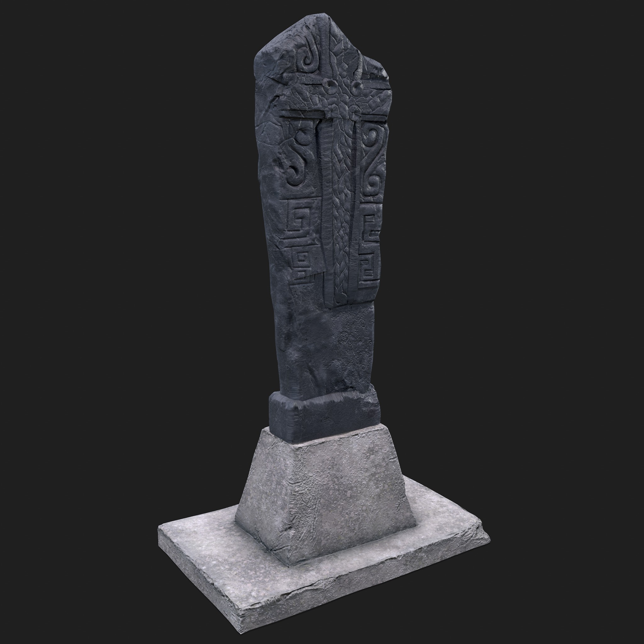 Mossy Gravestones - 3D Model by Get Dead Entertainment