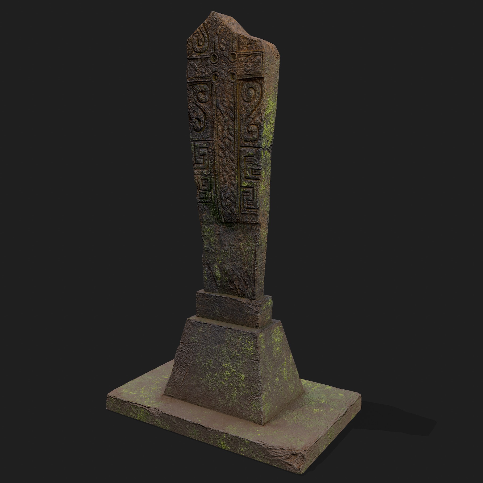 Mossy Gravestones - 3D Model by Get Dead Entertainment