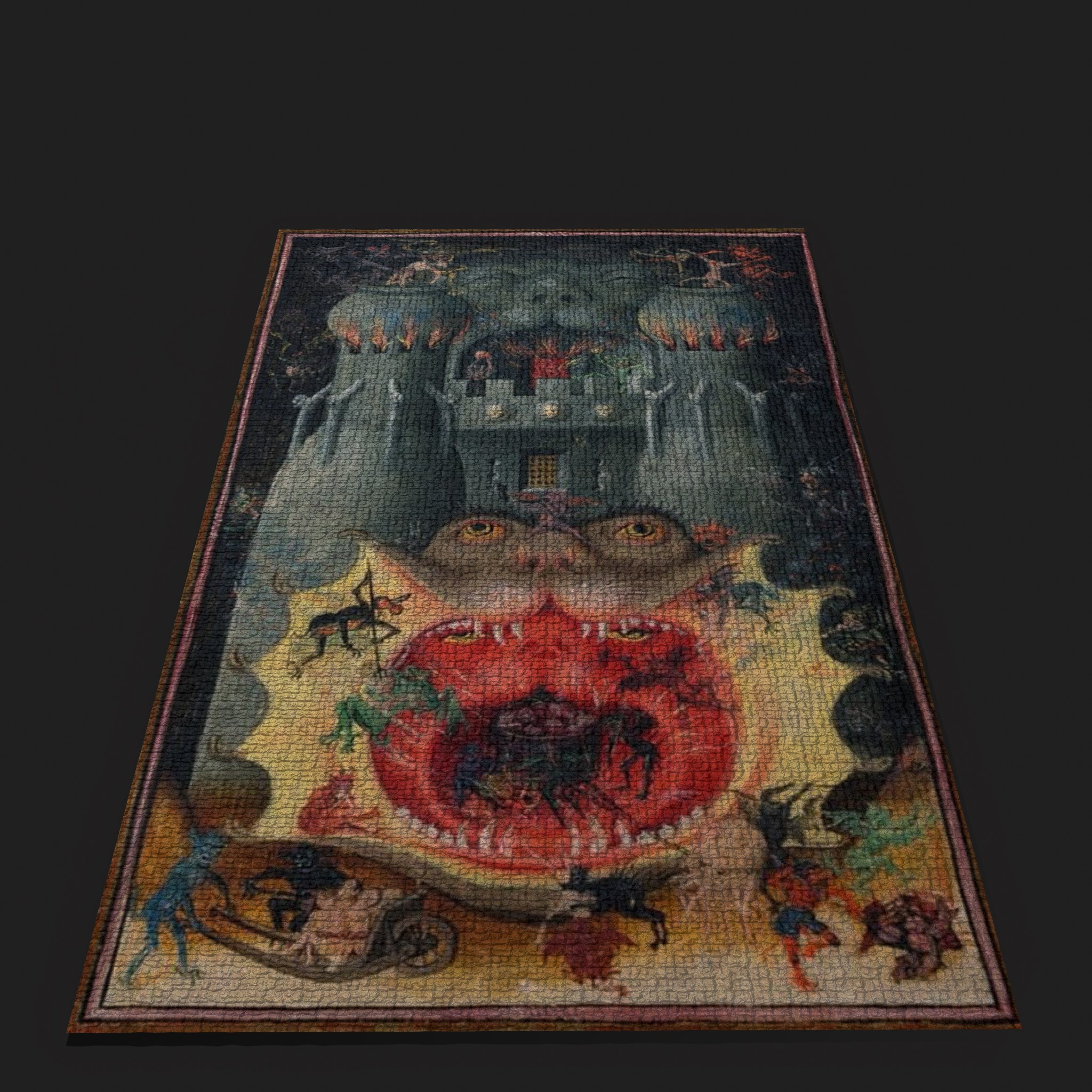 Mouth of Hell Book of Hours Tapestry - 3D Model by Get Dead Entertainment