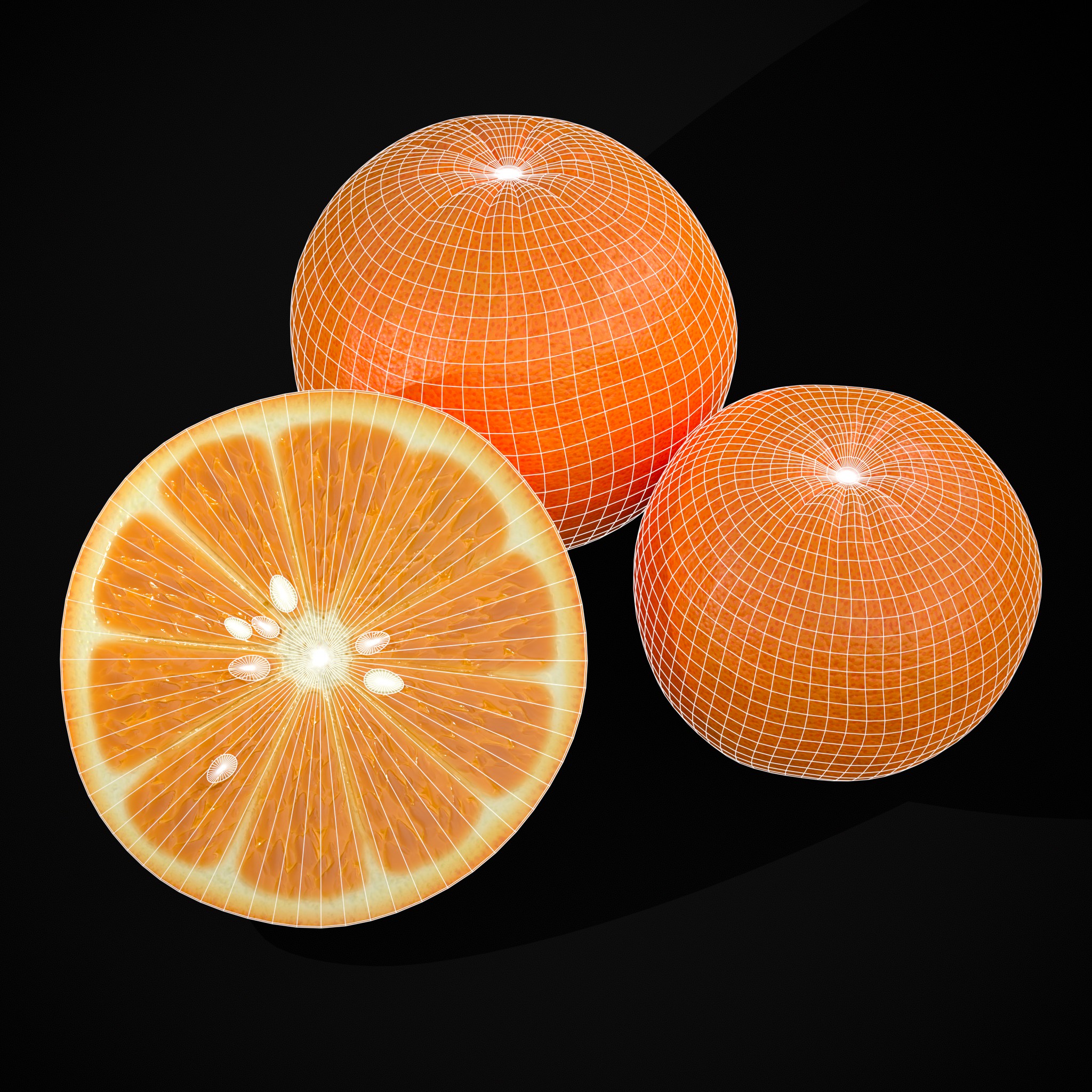 Navel Oranges - 3D Model by Get Dead Entertainment