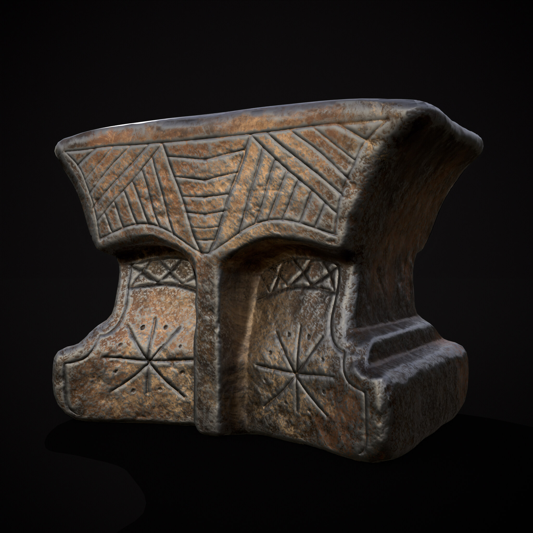 Nordic Hammer Anvil - 3D Model by Get Dead Entertainment