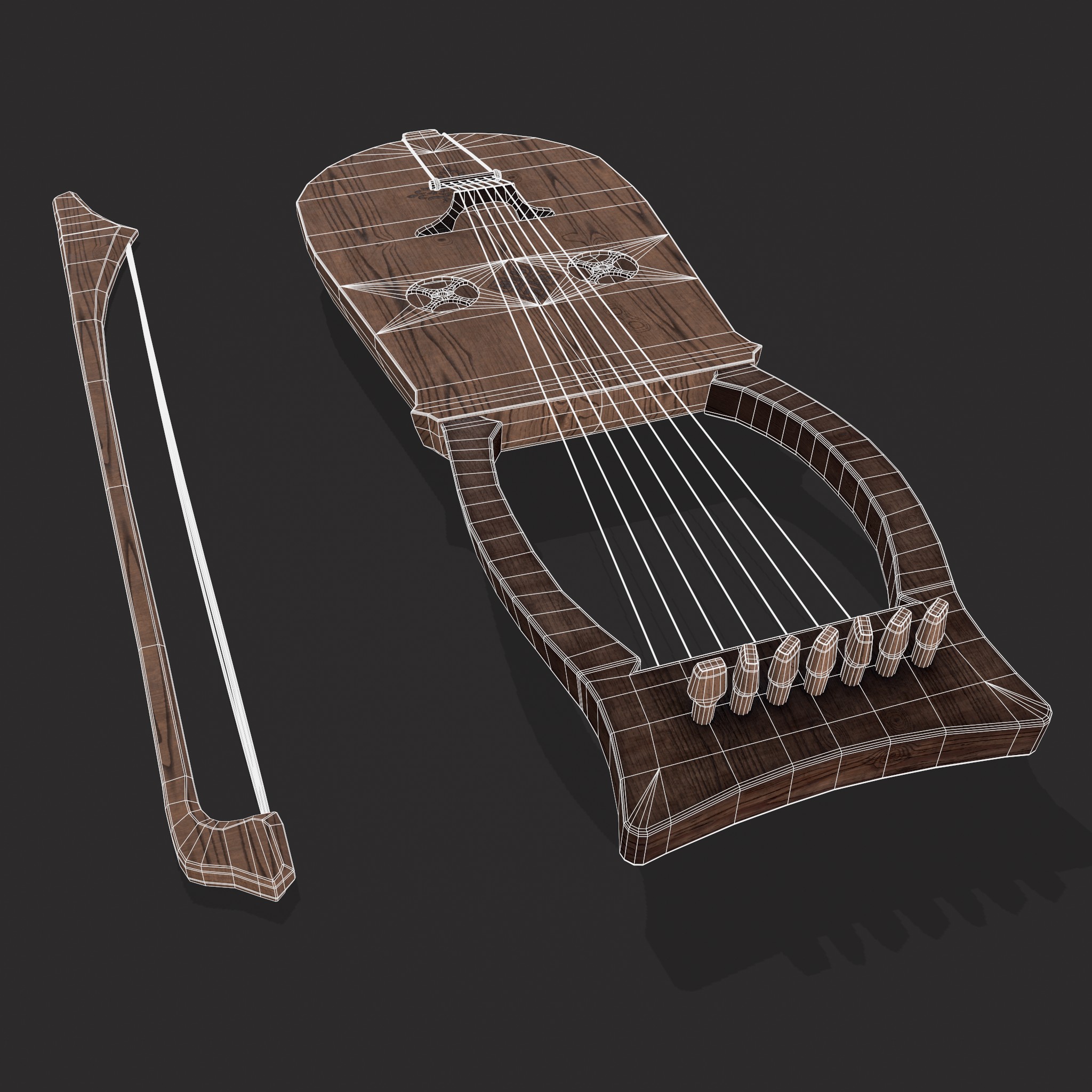 Nordic Kravik Lyre - 3D Model by Get Dead Entertainment