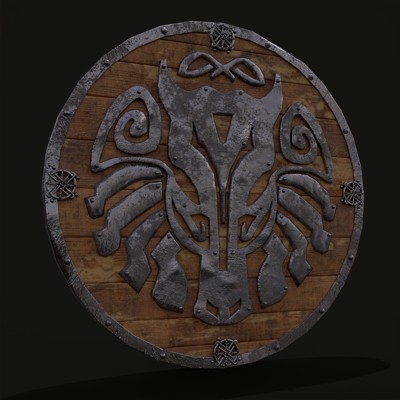 Nordic Sleipnir Shield - 3D Model by Get Dead Entertainment