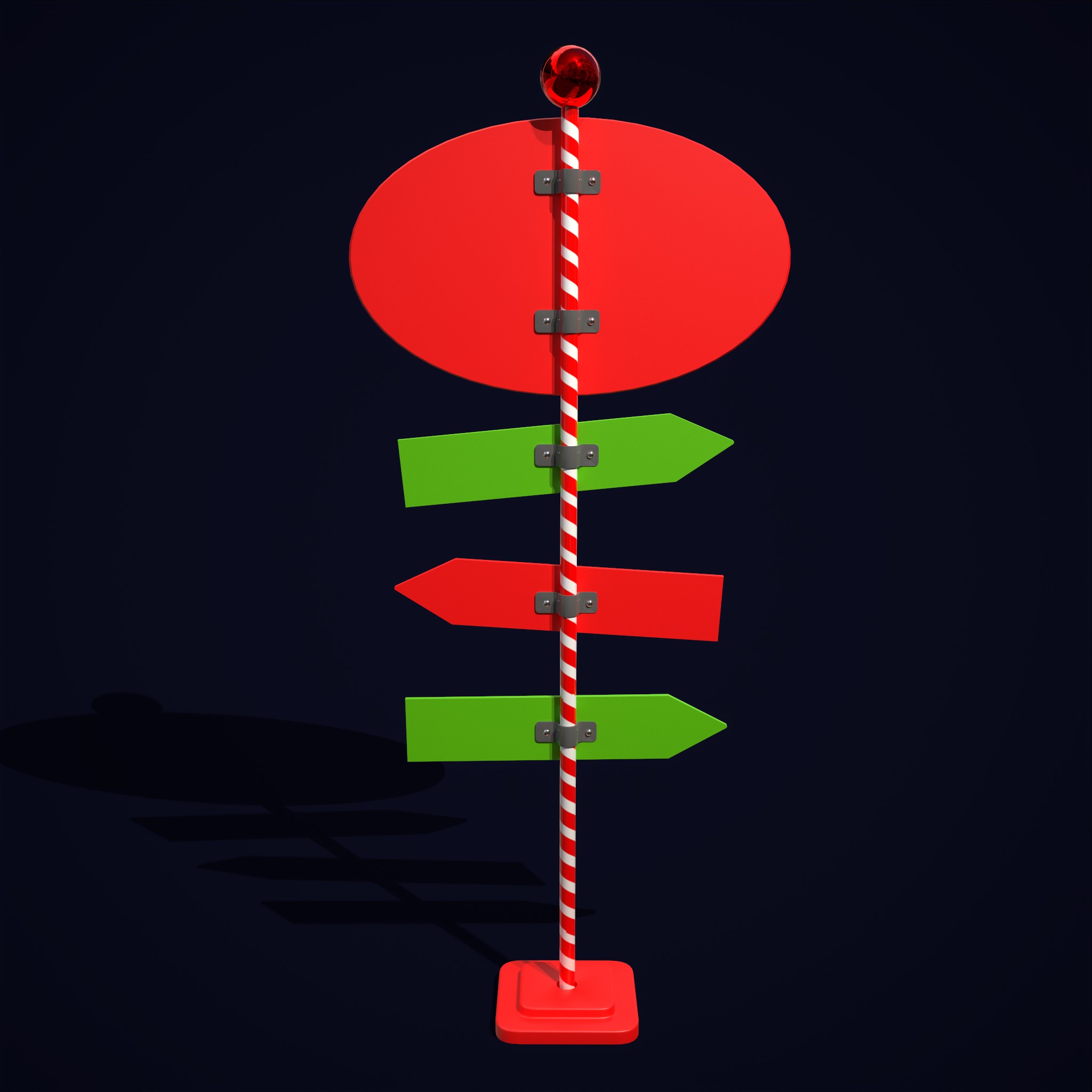 North Pole Sign - 3D Model by Get Dead Entertainment