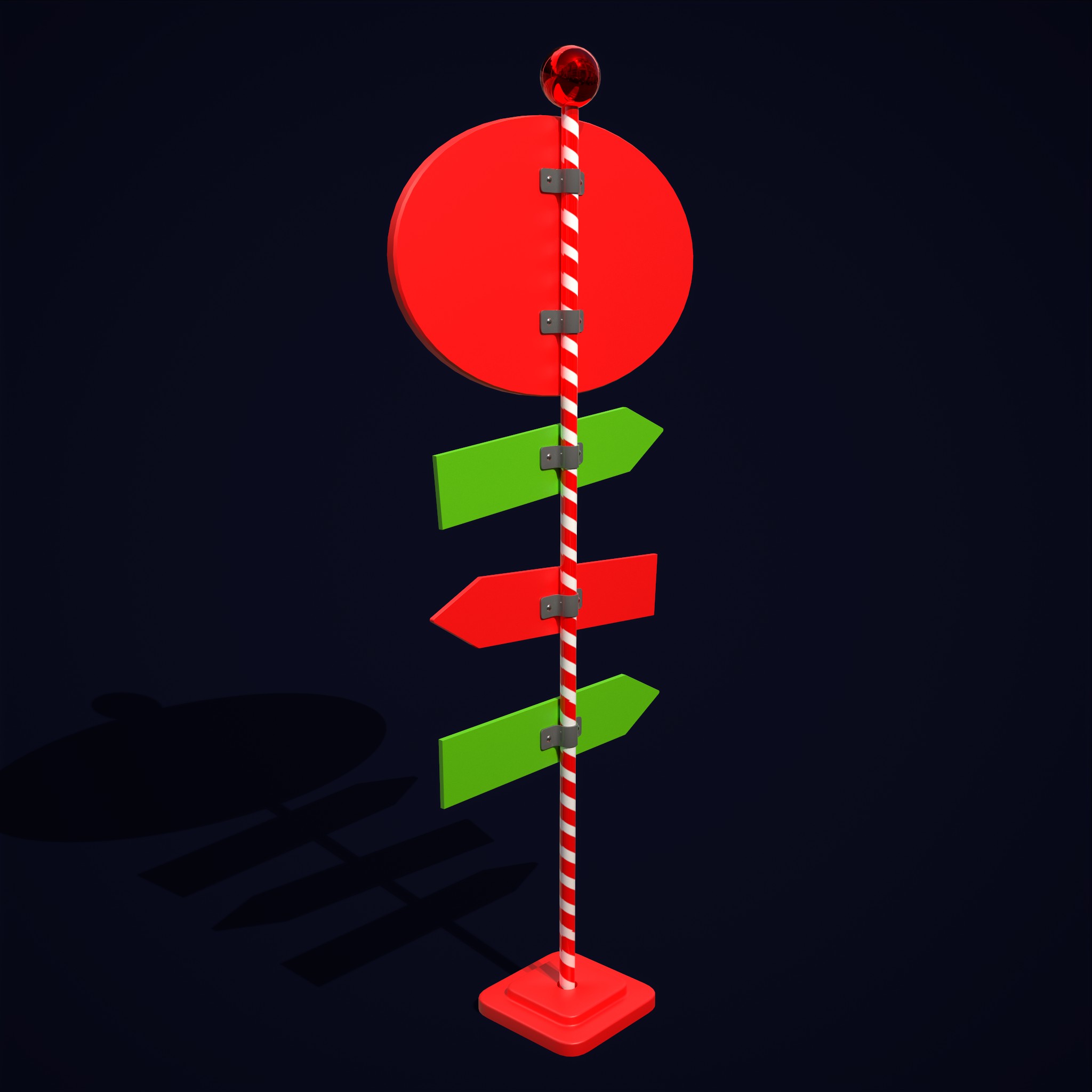 North Pole Sign - 3D Model by Get Dead Entertainment