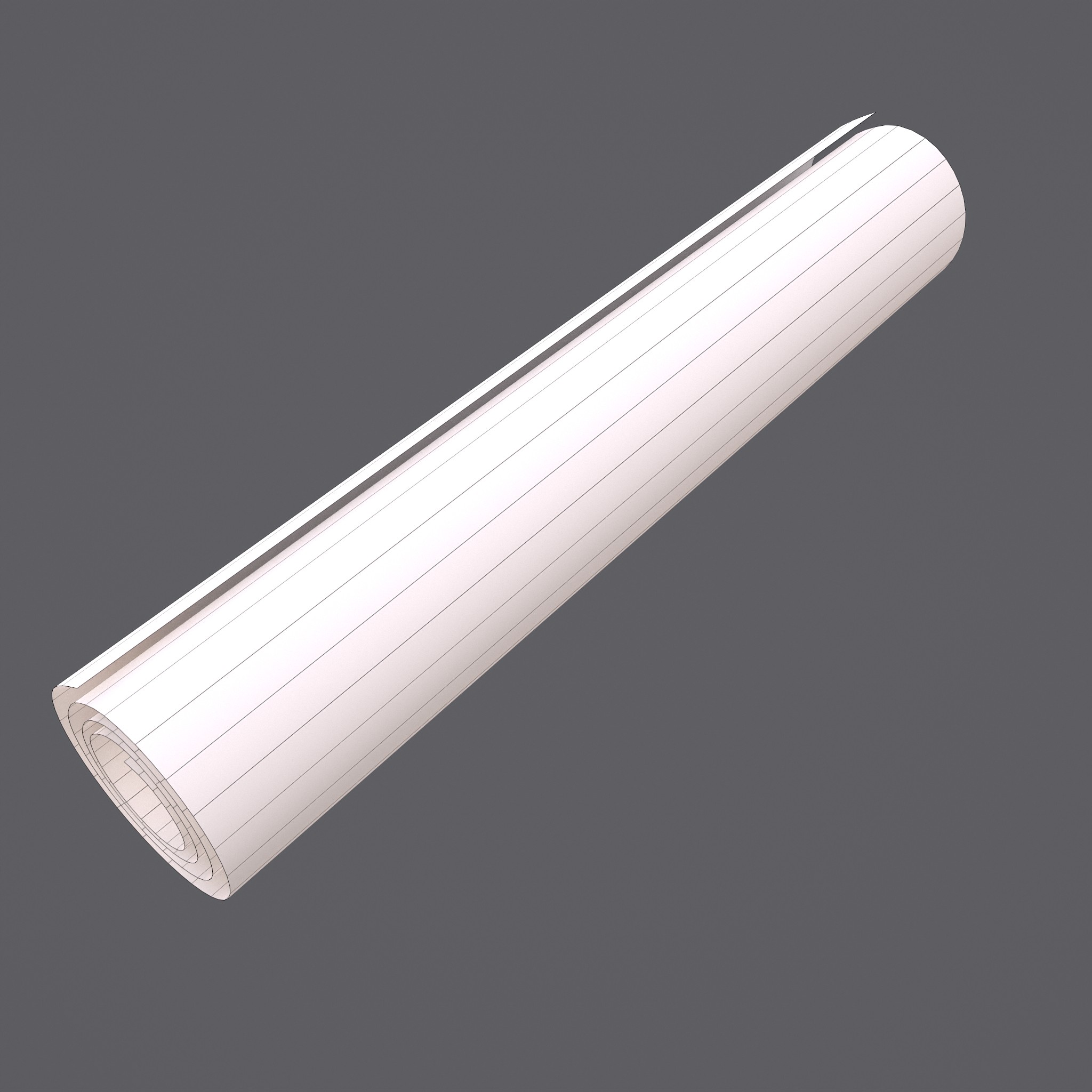 November Manuscript Scroll - 3D Model by Get Dead Entertainment