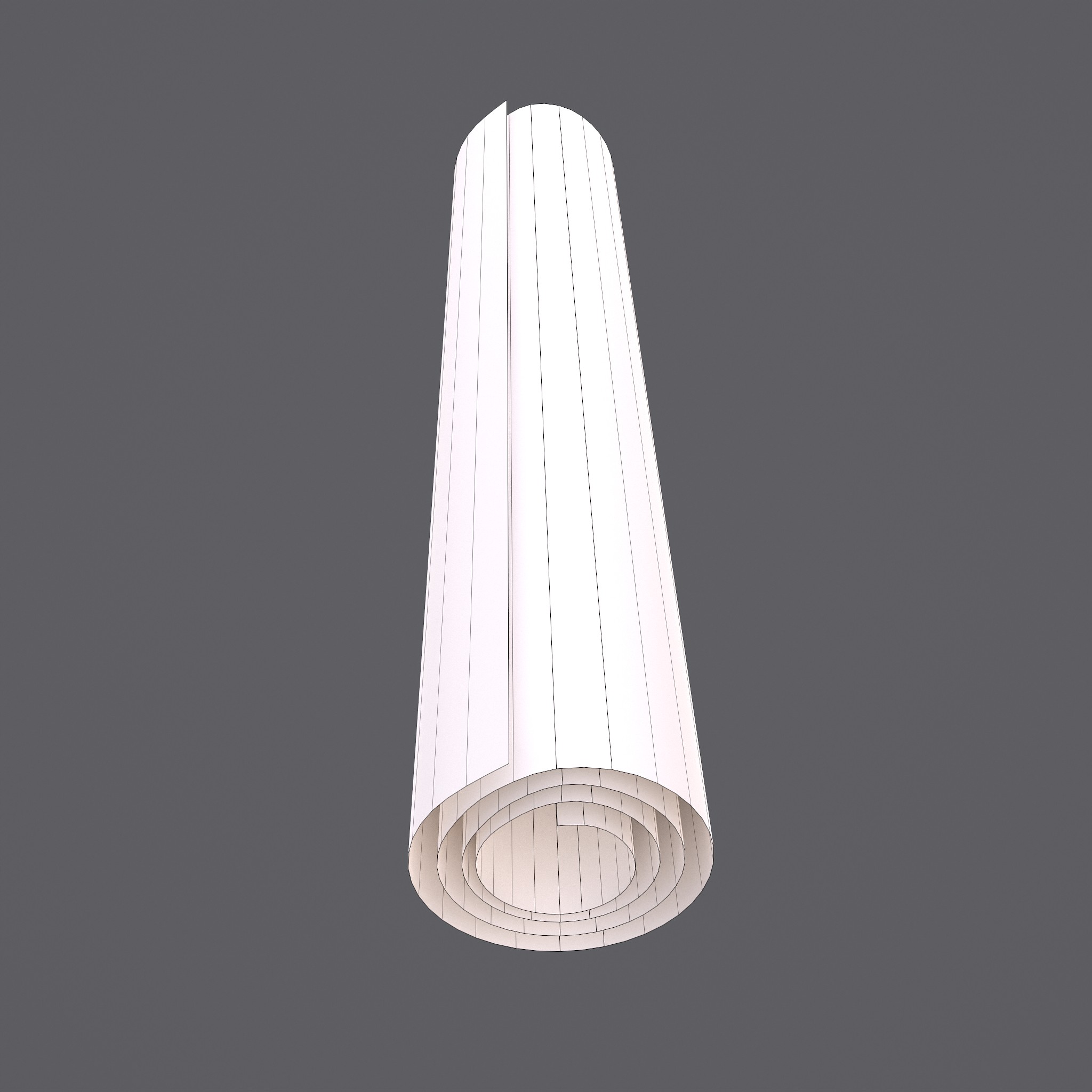 November Manuscript Scroll - 3D Model by Get Dead Entertainment