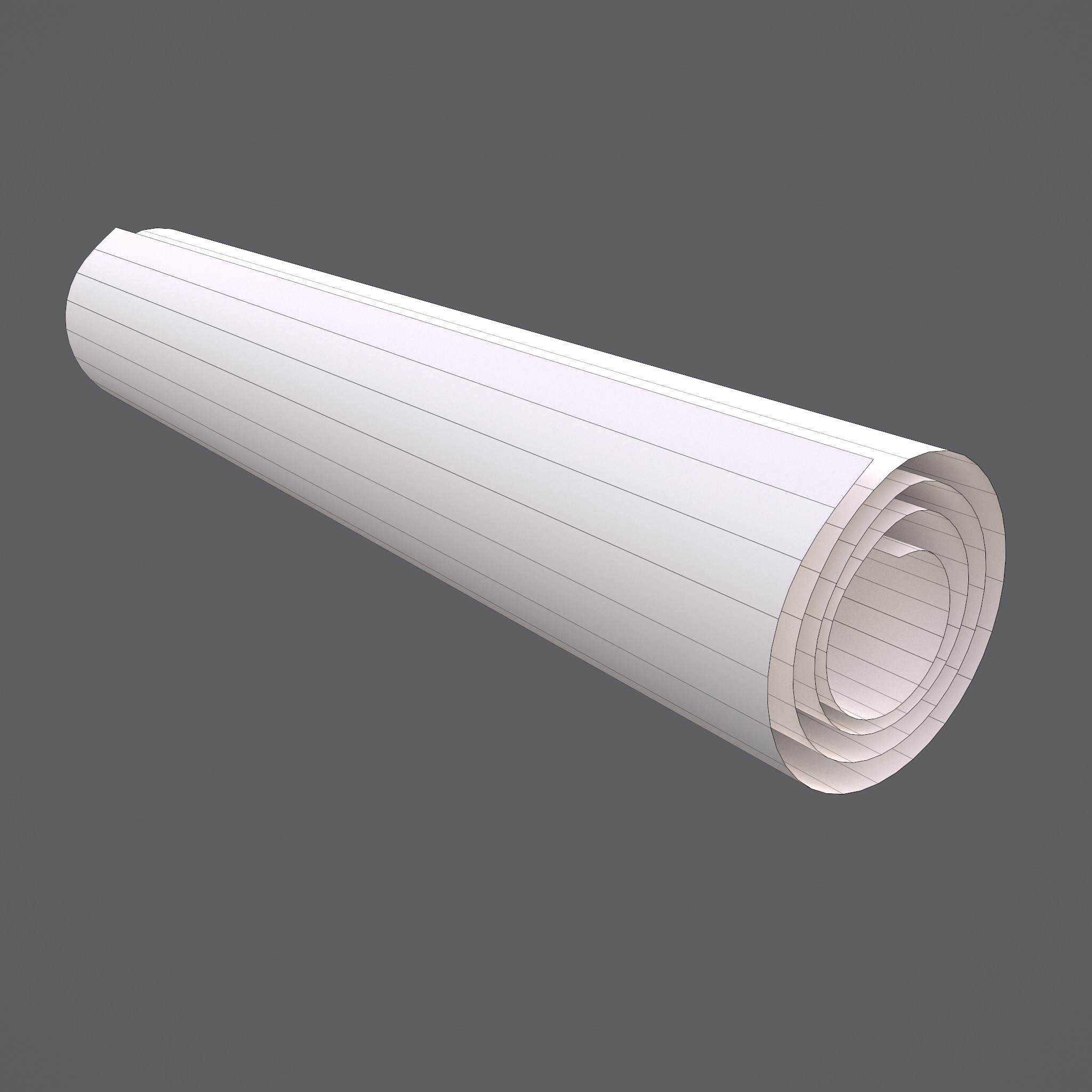 November Manuscript Scroll - 3D Model by Get Dead Entertainment