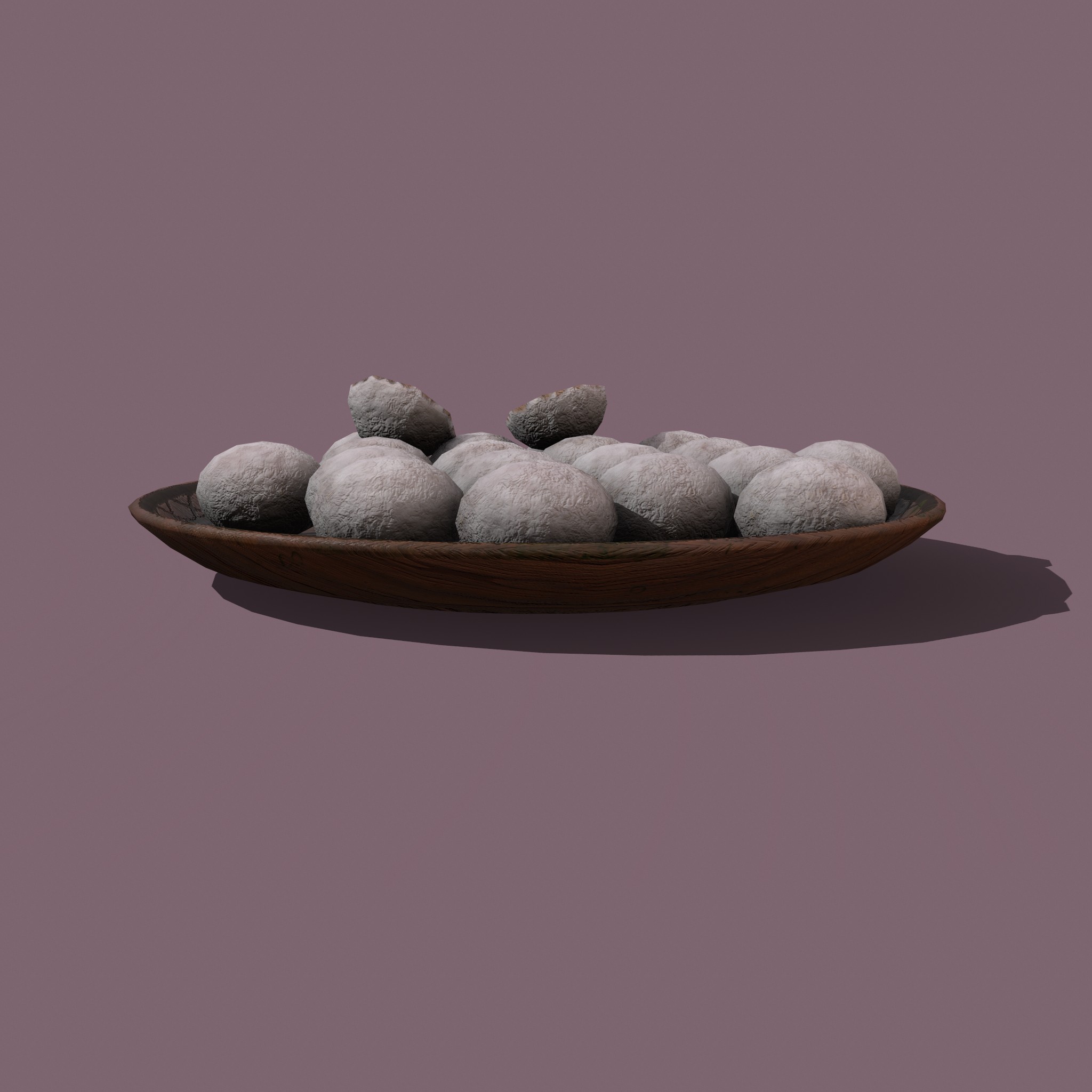 Oatmeal Cookie Balls - Free 3D Model by Get Dead Entertainment
