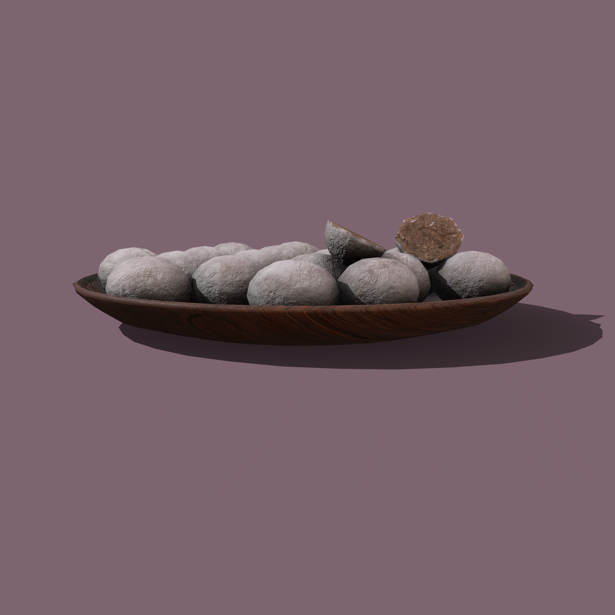 Oatmeal Cookie Balls - Free 3D Model by Get Dead Entertainment