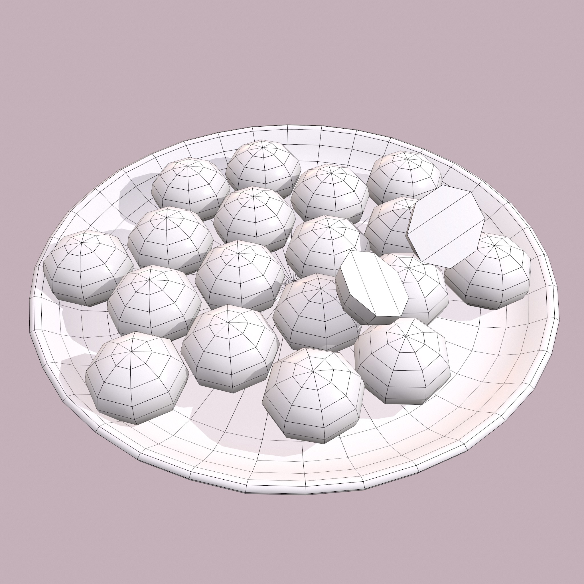 Oatmeal Cookie Balls - Free 3D Model by Get Dead Entertainment