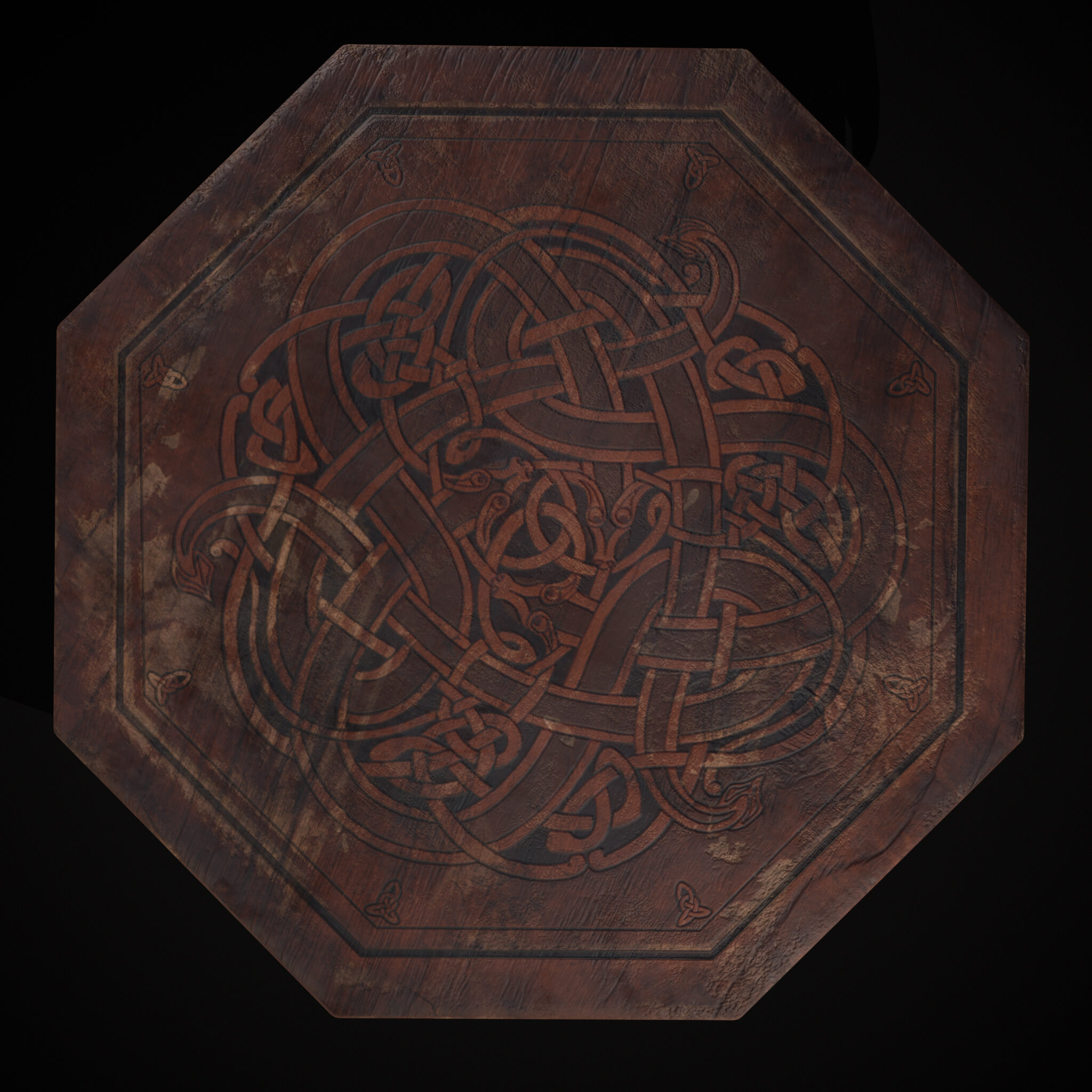 Octagonal Viking Table - 3D Model by Get Dead Entertainment