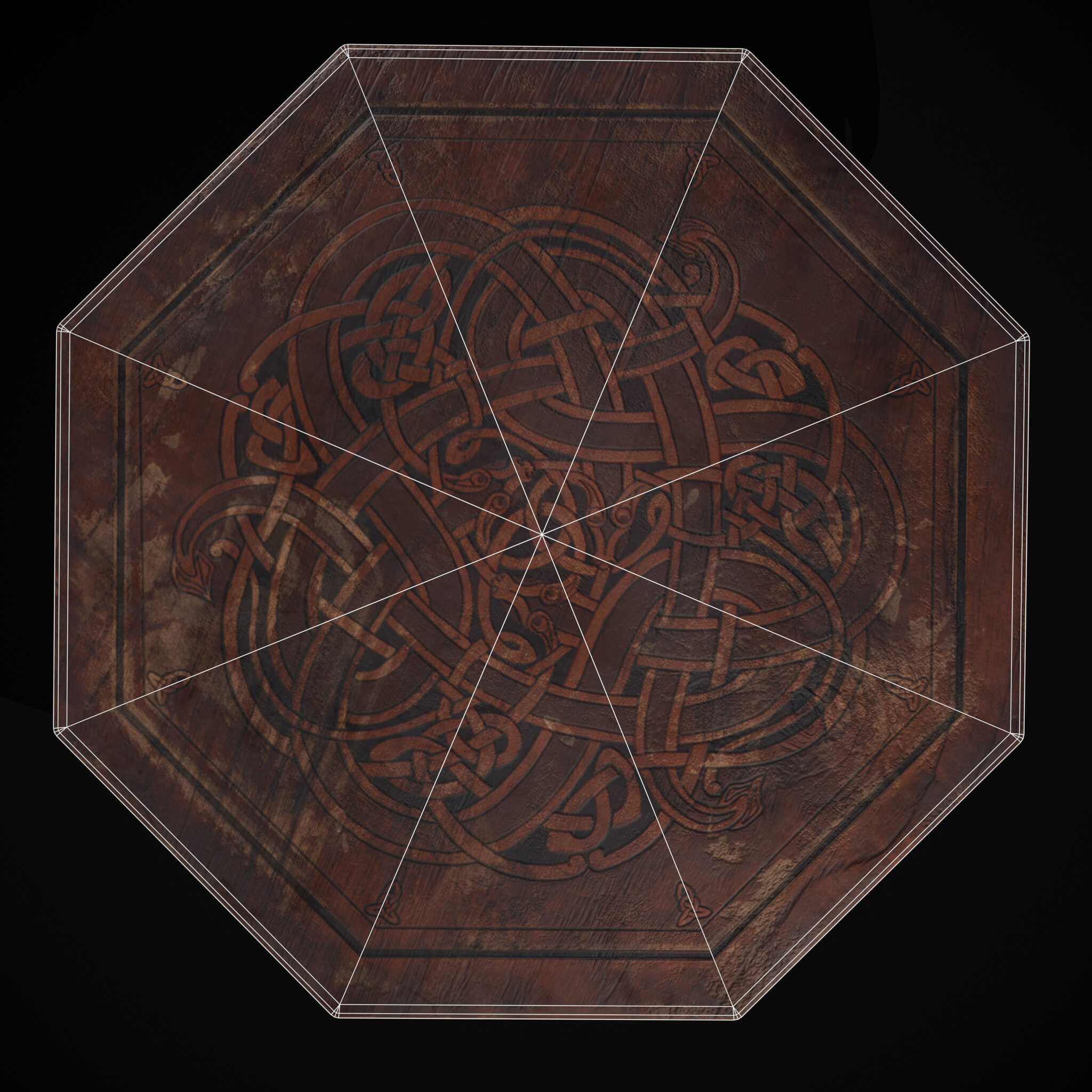 Octagonal Viking Table - 3D Model by Get Dead Entertainment