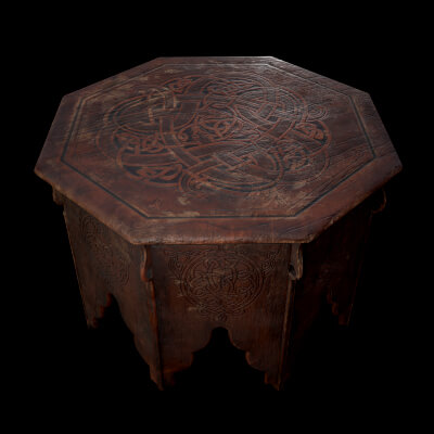 Octagonal Viking Table - 3D Model by Get Dead Entertainment