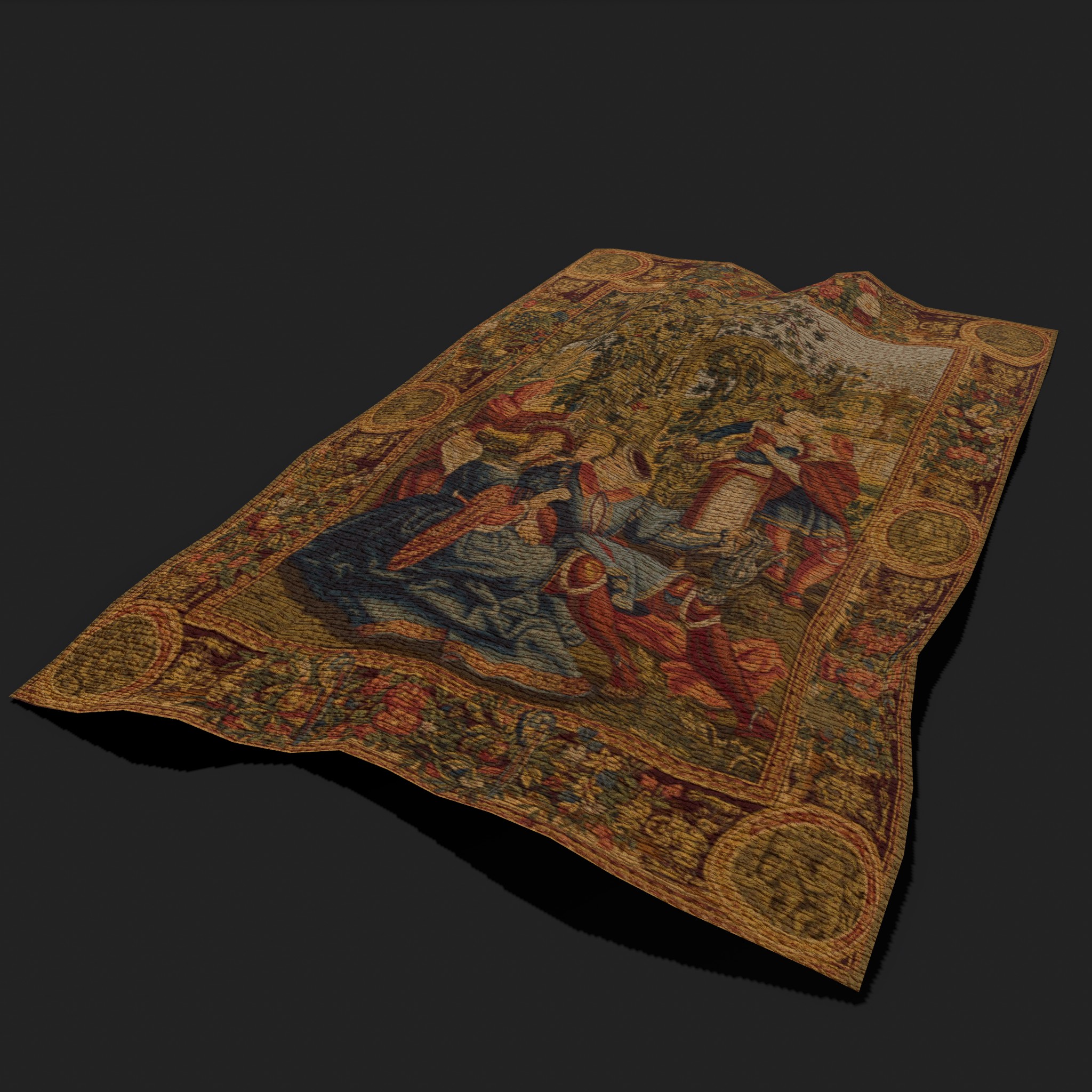 October Harvest Tapestry - 3D Model by Get Dead Entertainment
