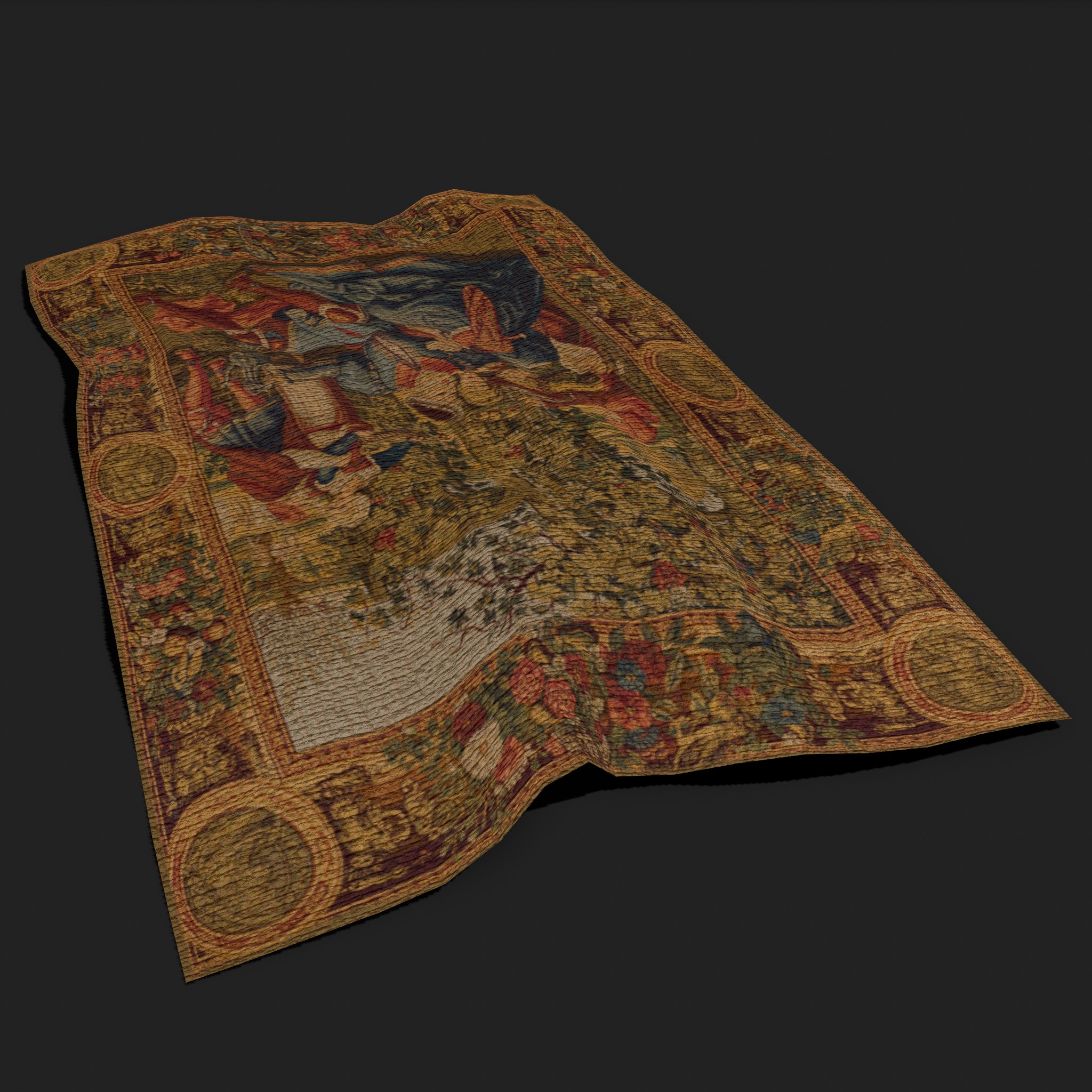 October Harvest Tapestry - 3D Model by Get Dead Entertainment