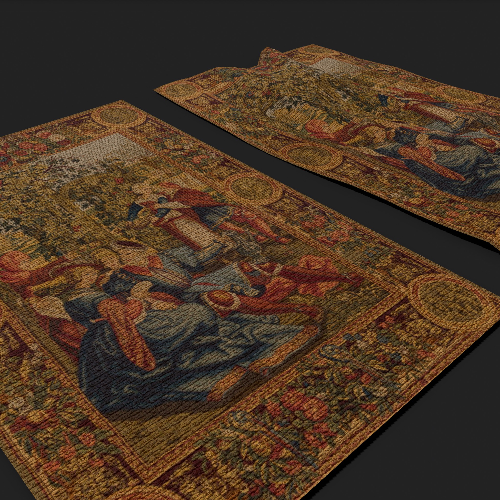 October Harvest Tapestry - 3D Model by Get Dead Entertainment