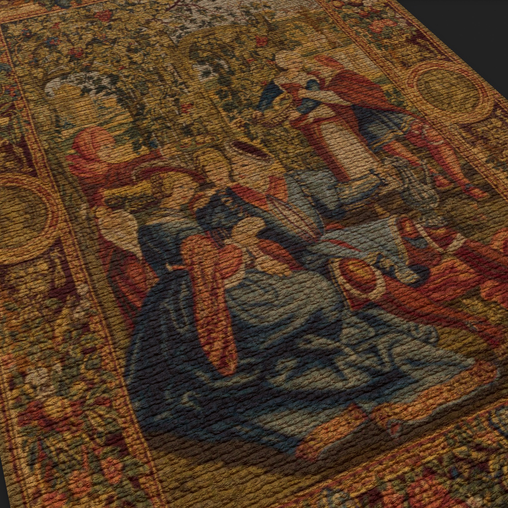October Harvest Tapestry - 3D Model by Get Dead Entertainment